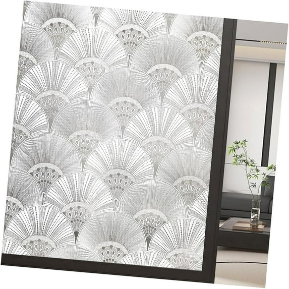 Highcool Window Privacy Film, Frosted Reeded Cling, 3D Coverings with ...