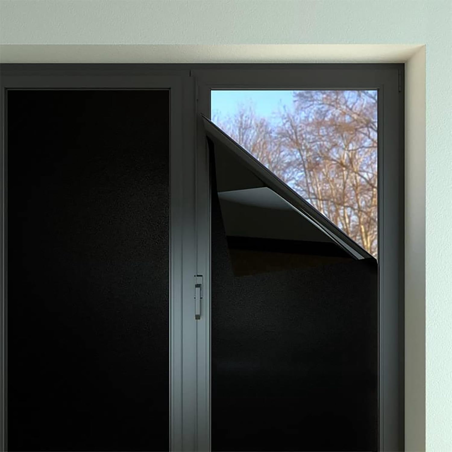 Highcool Window Privacy Film Sun Static Cling Room Darkening Control No ...