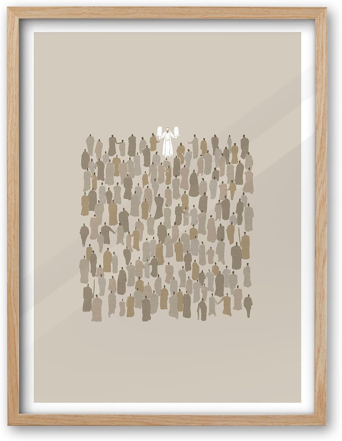Highcool Wood Moses Ten Commandments Wall , 12x16 in Decor Christ Bible ...