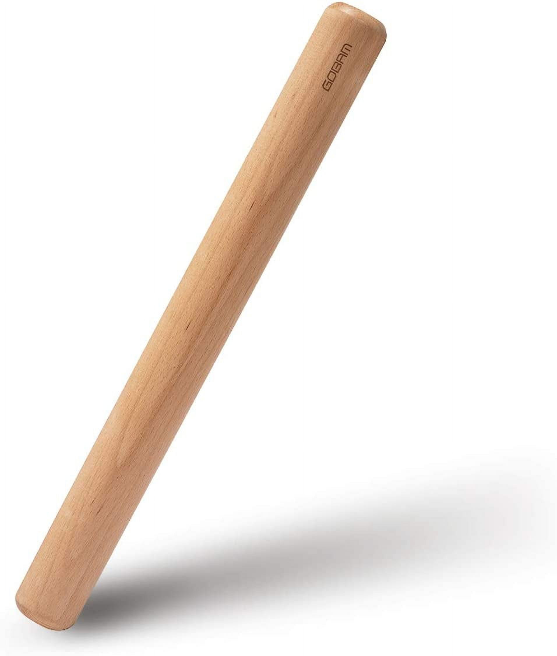 Highcool Wood Rolling Pin, Extra Large Dough Roller for Pasta, Cookies ...
