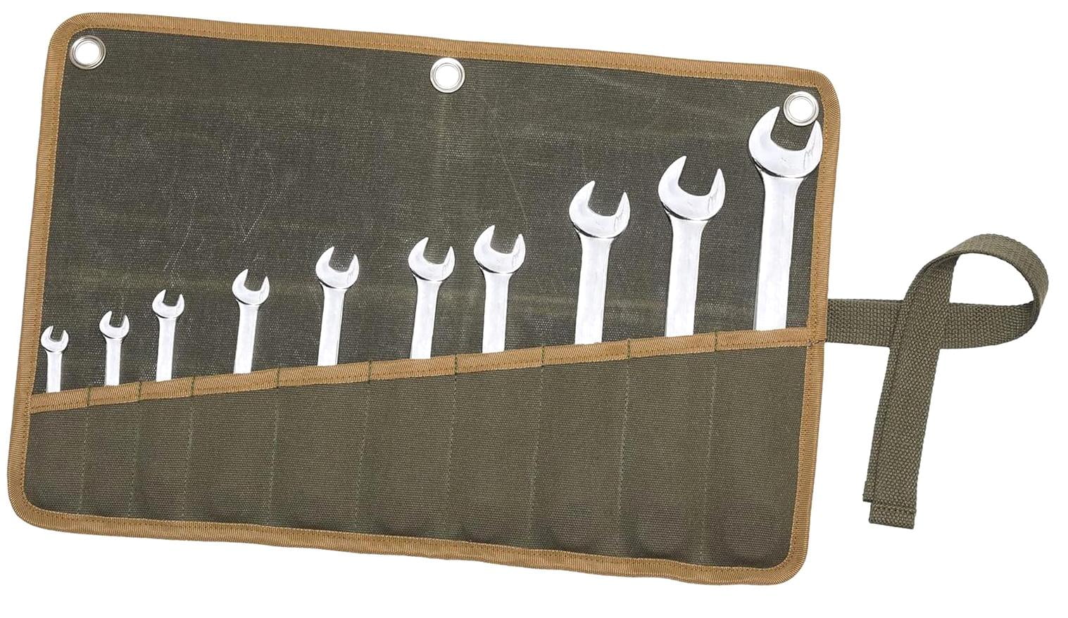 Highcool Wren Set Roll, Heavy Duty 16oz Waxed Canvas Multi-pose Tool ...