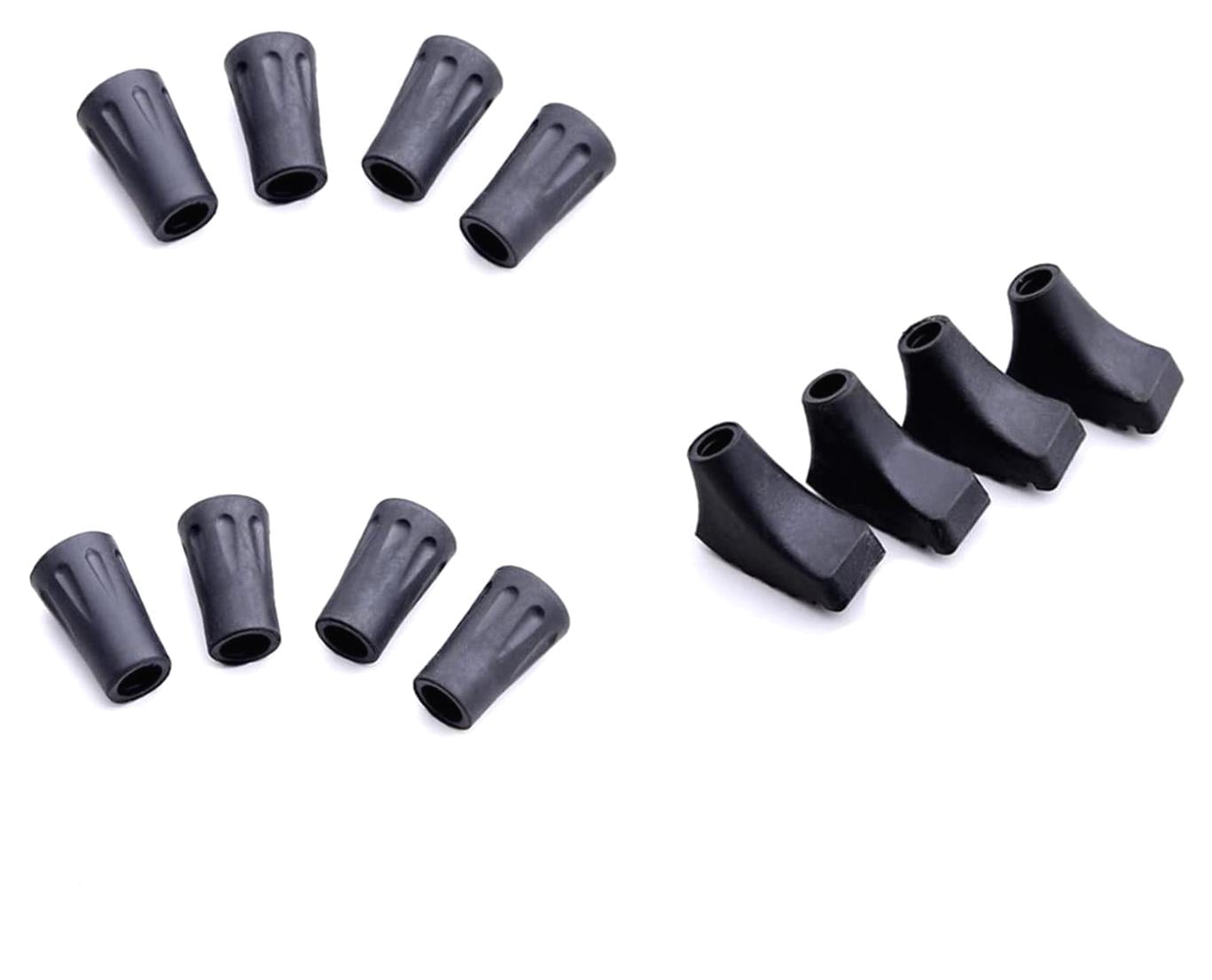 Highcool trekking pole rubber tips replacement set- 12 pieces rubber ...