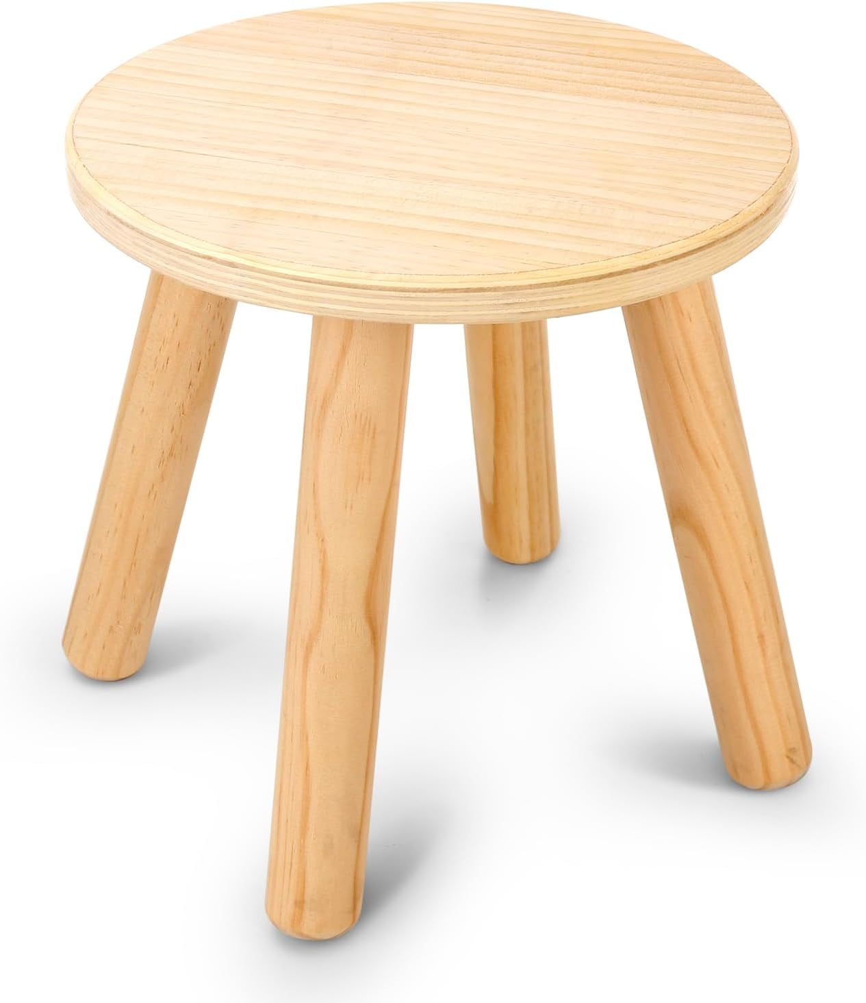 Highcool winz Wooden Step Stools for Kids, 10 In Solid Kids airs ...