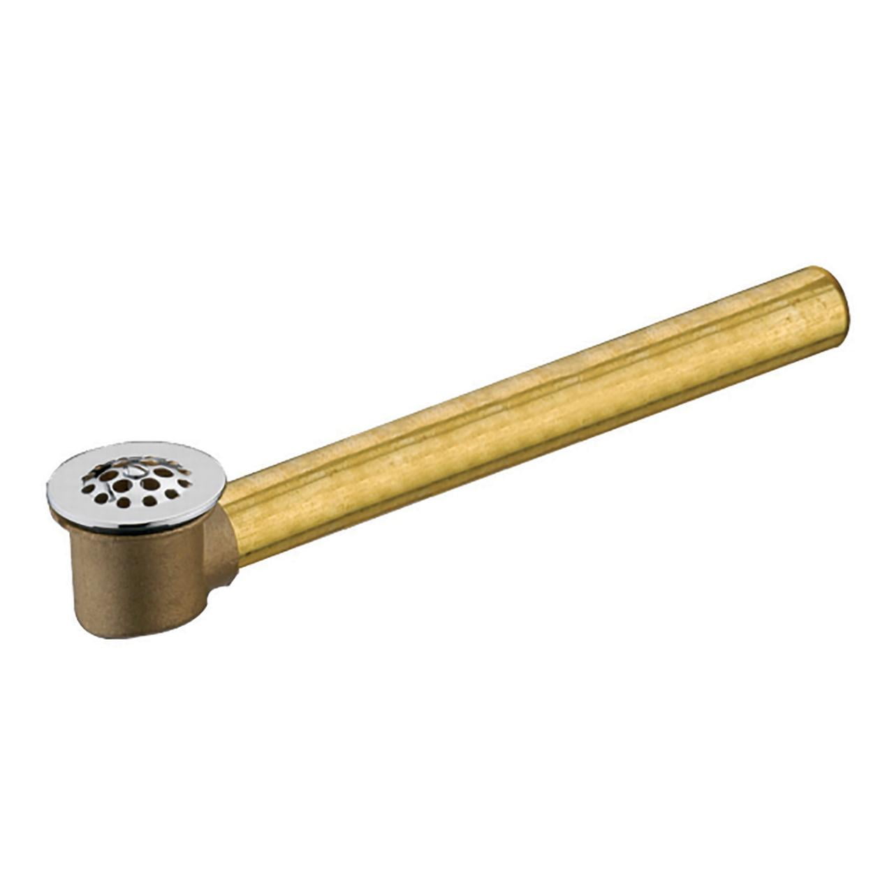 Highcraft 1-1/2" Brass Waste and Overflow Shoe with Chrome Drain for ...