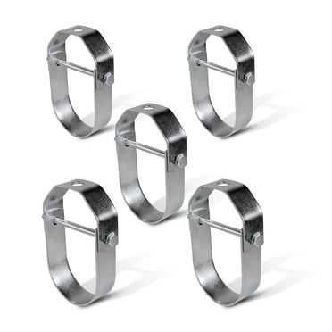 Highcraft 1-1/2 in. CPVC Stand Off Pipe Strap in Galvanized Steel (10 ...