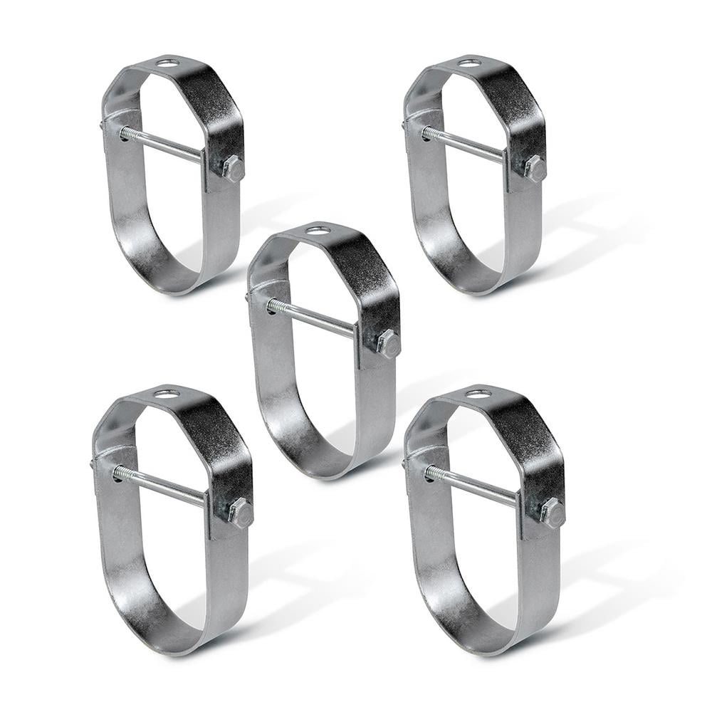 Highcraft 6 in. Clevis Hanger for Vertical Pipe Support Steel (5-Pk ...