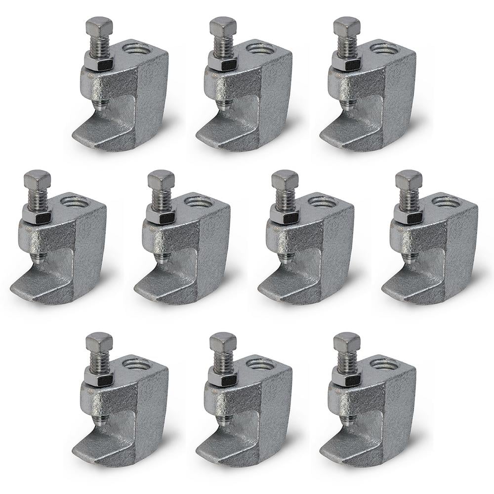 Highcraft Junior Beam Clamp for 1/2 in. Threaded Rod in Electro ...