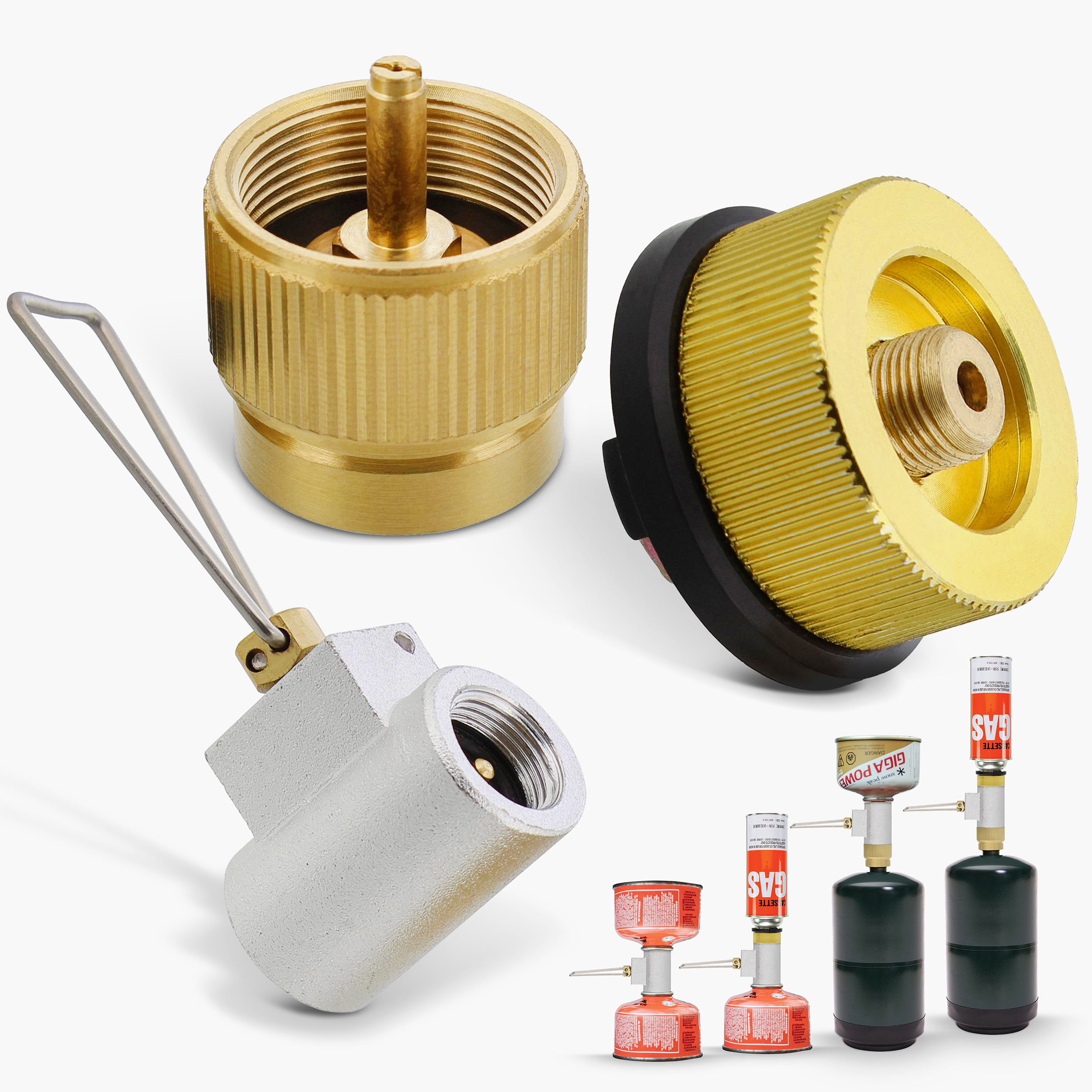 Higher Altitude Propane and Butane Adapter Tips 3pc Gas Cartridge ...