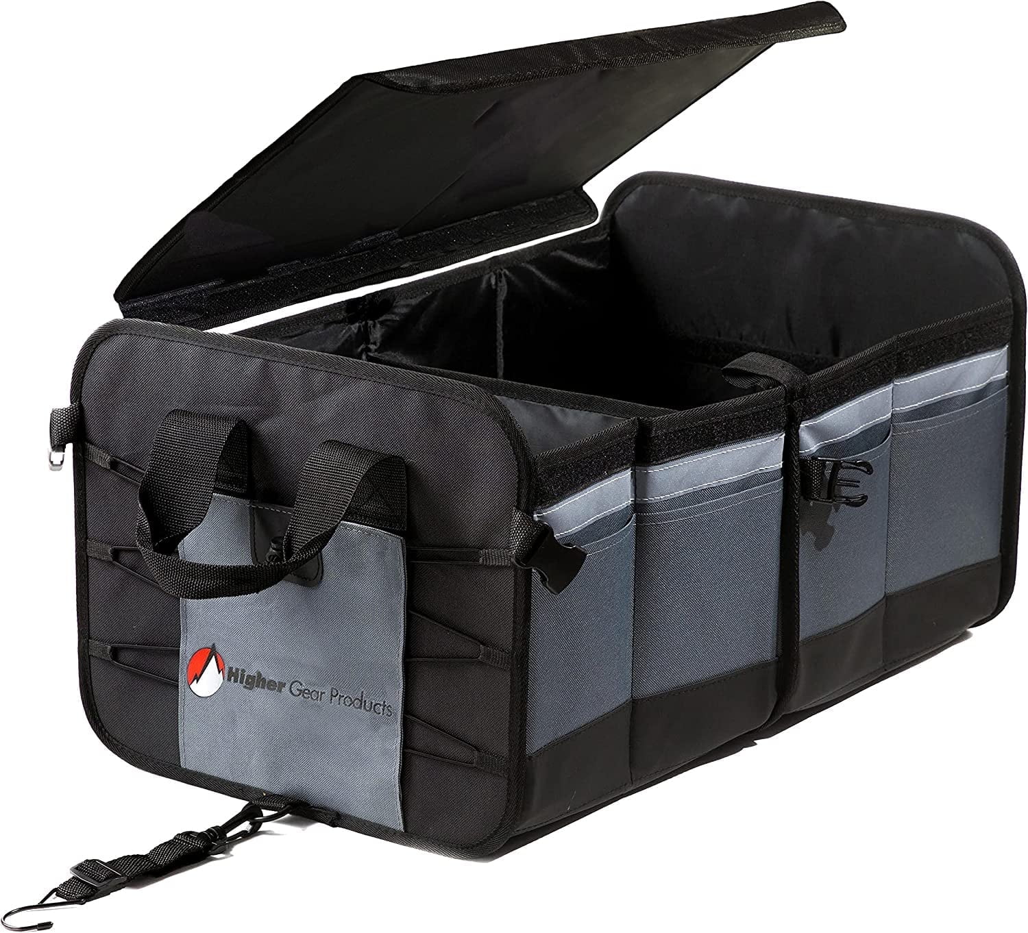Higher Gear Collapsible Car Trunk Organizer with Lid for SUV, Truck ...