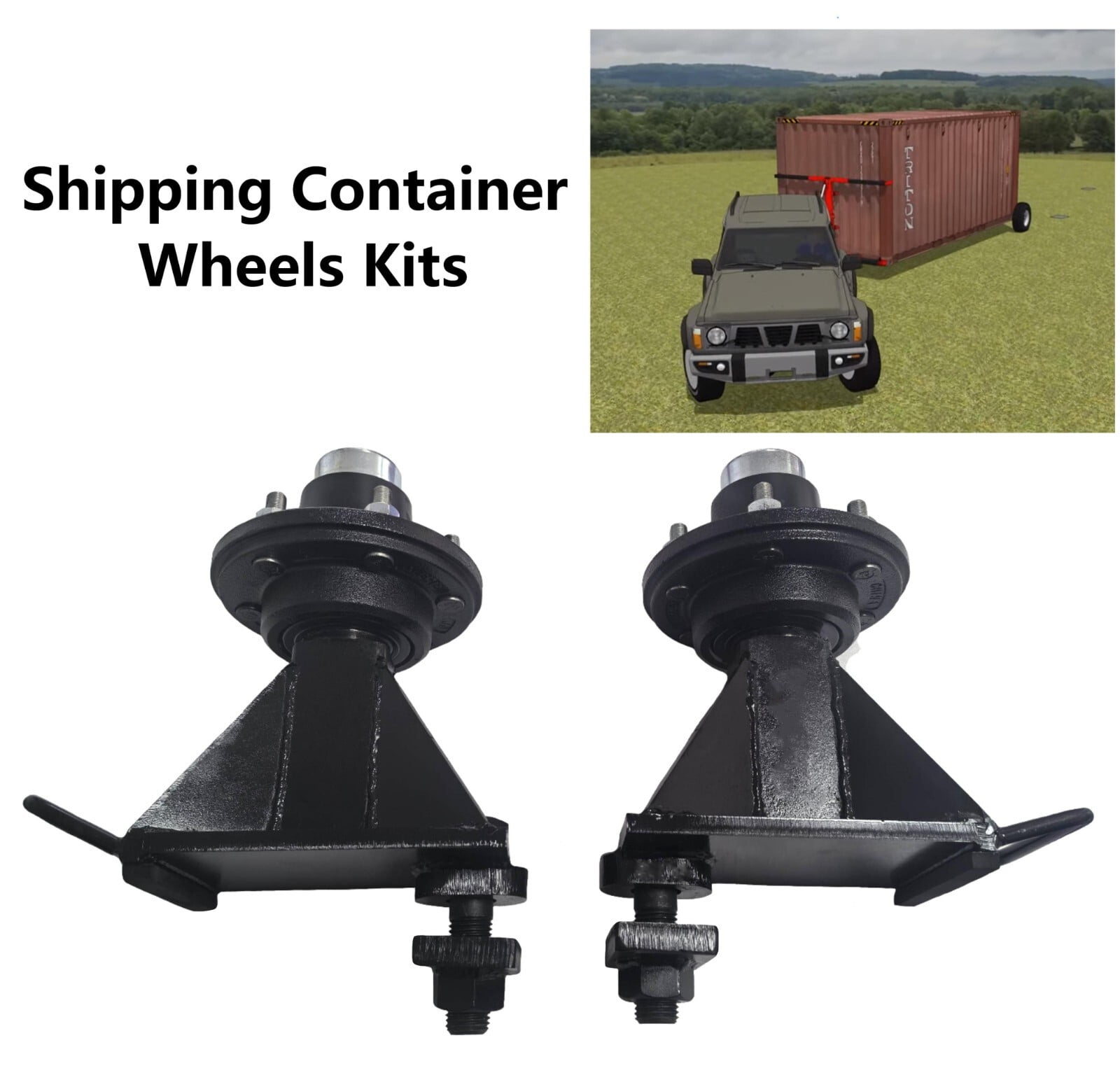 Higher Quality 6x5.5 Lug Superior Shipping Container Wheels, Bolt-on ...