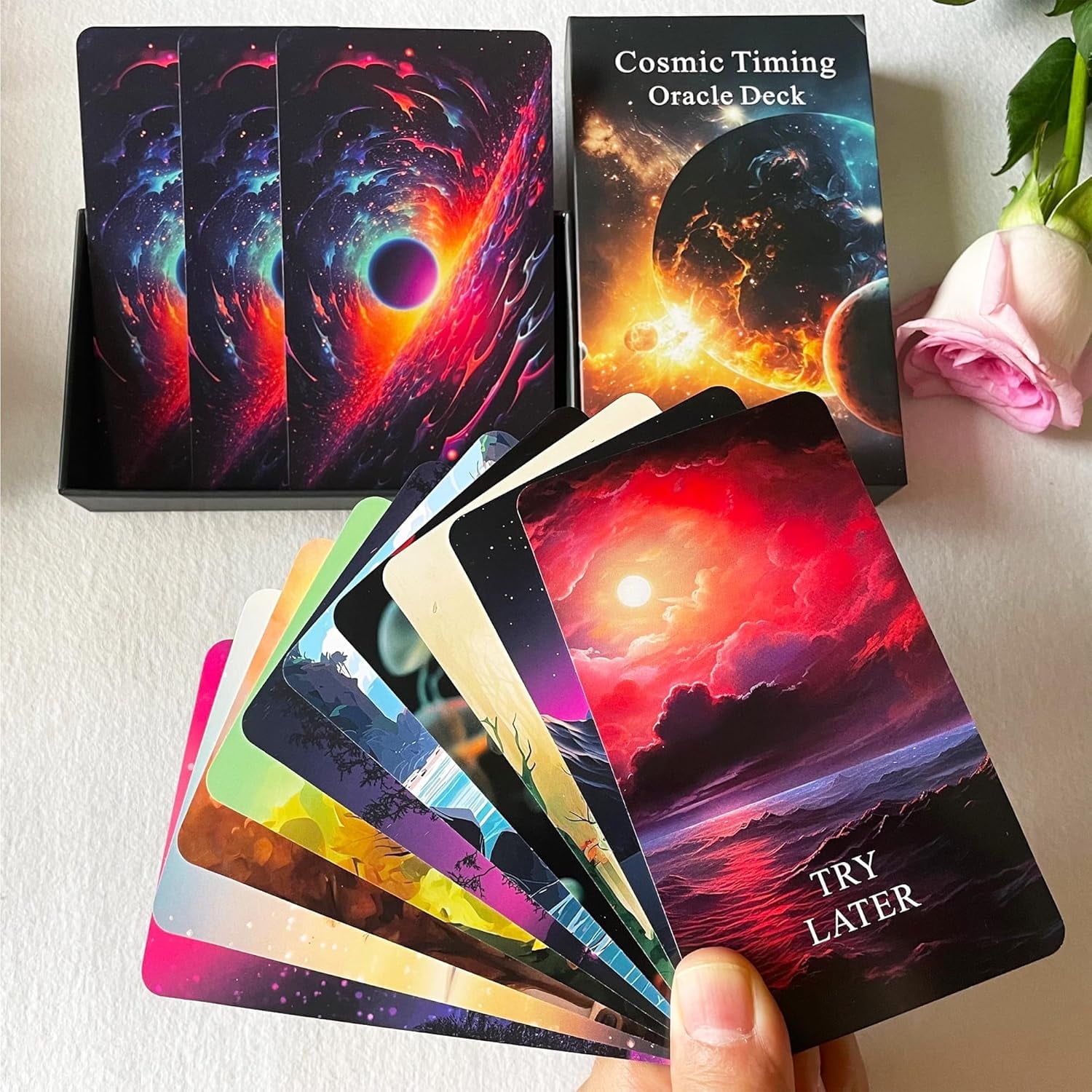 Higher Self Messages Oracle Cards Deck, Cosmic Oracle Cards, Spirit ...