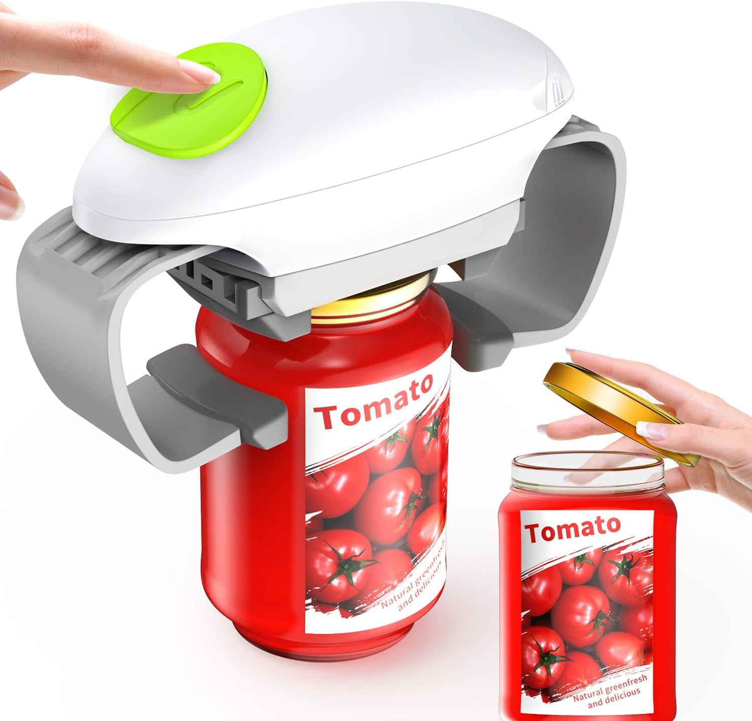 Higher Torque and Automatic Electric Jar Opener,One Touch Jar Opener for Arthritis,Weak Hands ...