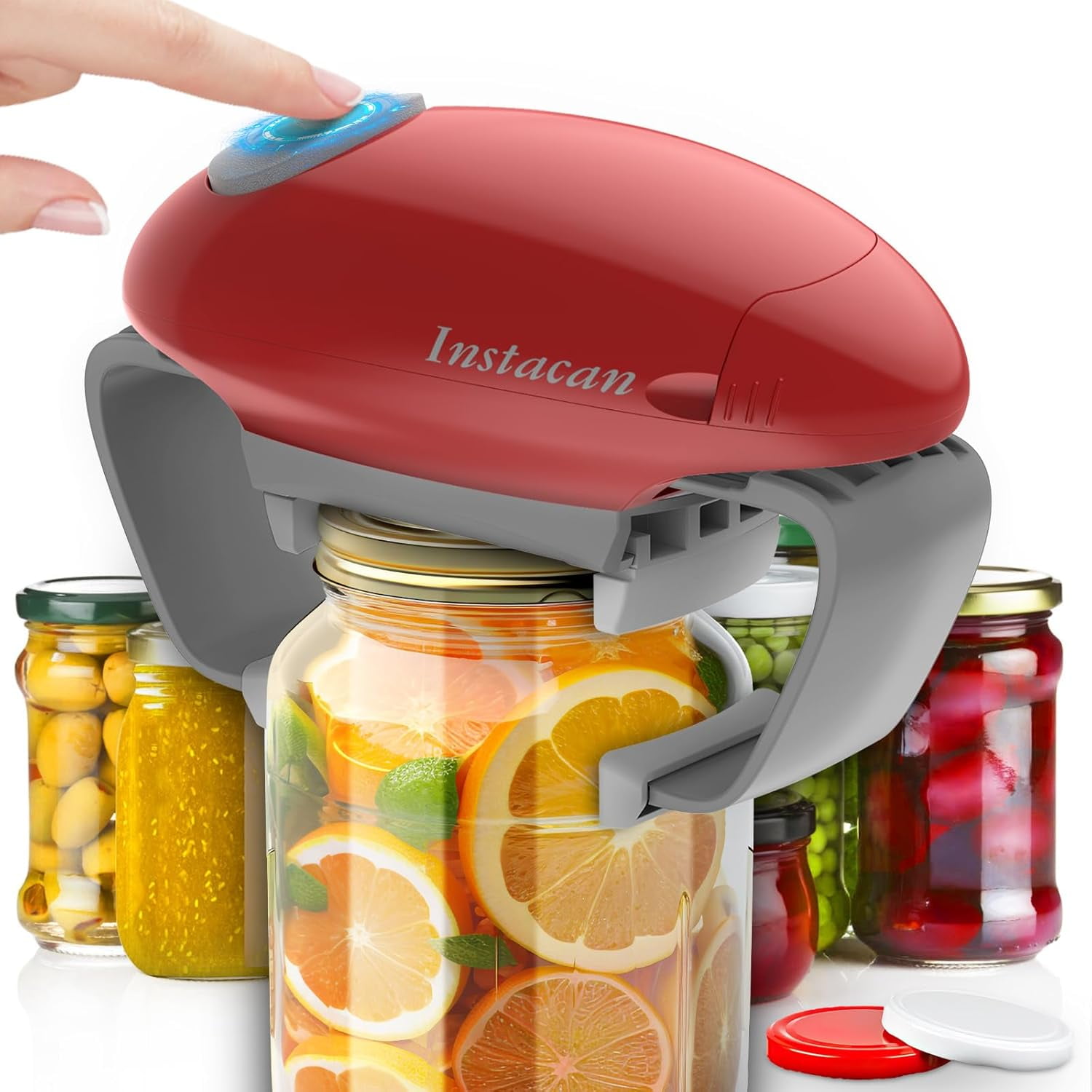 Higher Torque and One Touch Electric Jar Opener Easy Remove Almost Size ...