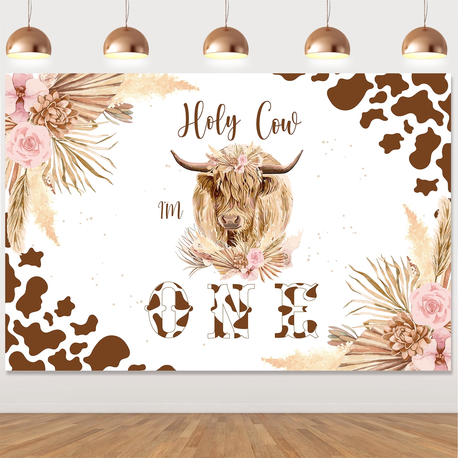 Highland Cow 1st Birthday Decorations, Highland Cow I’m One First ...