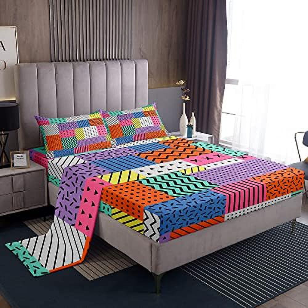 Highland Cow Bed Sheet Set Highland Cattle Bedding Set 3D Printed Space ...