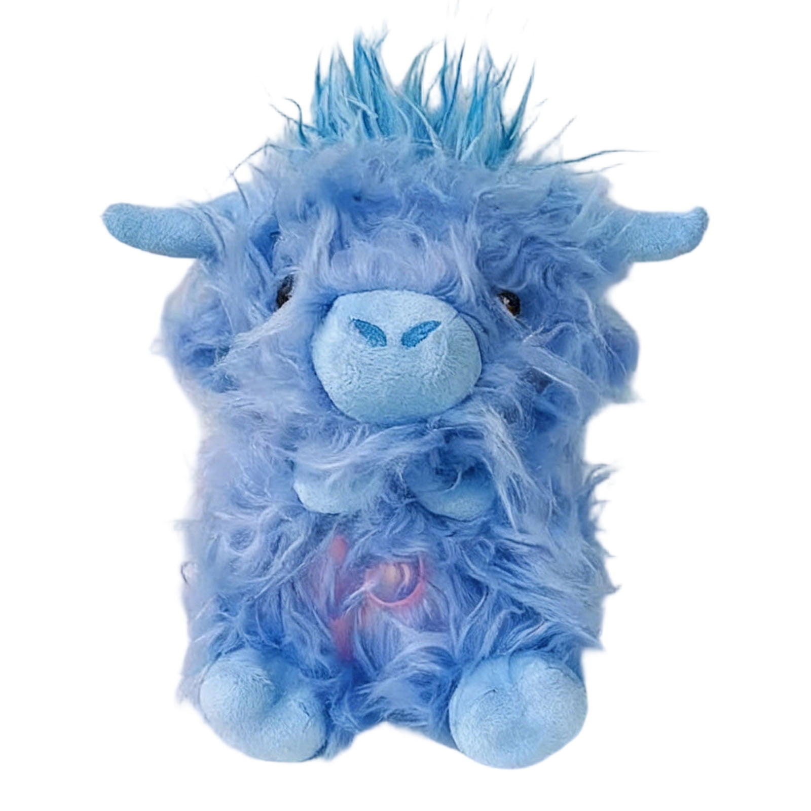 Highland Cow Breathing Stuffed Animal - Calming Sleep Aid Toy with ...