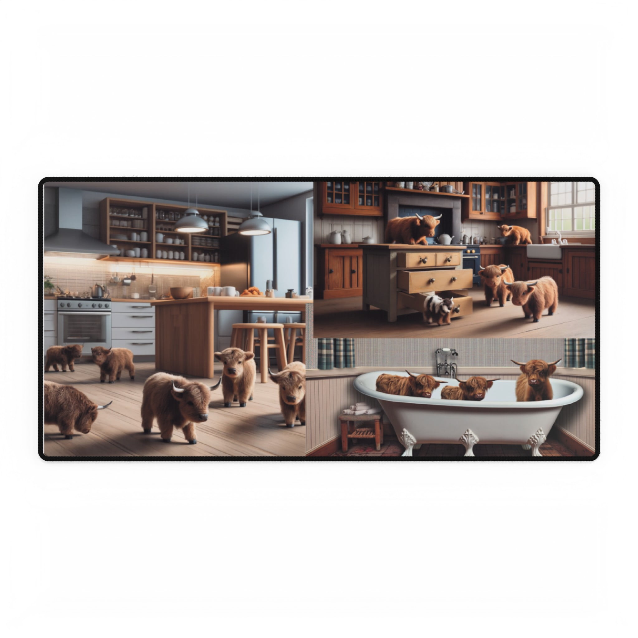 Highland Cow Computer Desk Mats (large!) @SolvayAthletics.com - Walmart.com
