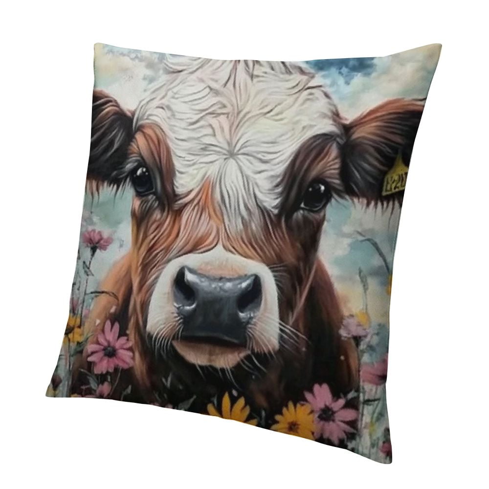 Highland Cow Decor,Highland Cow Pillow,Cow Pillow,Cow Bedroom Decor ...
