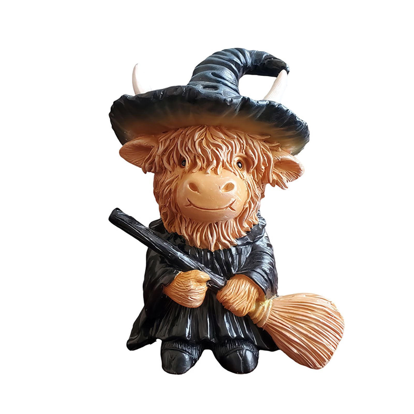 Highland Cow Figurines Christmas Tree Halloween Pumpkin Highland Cow ...