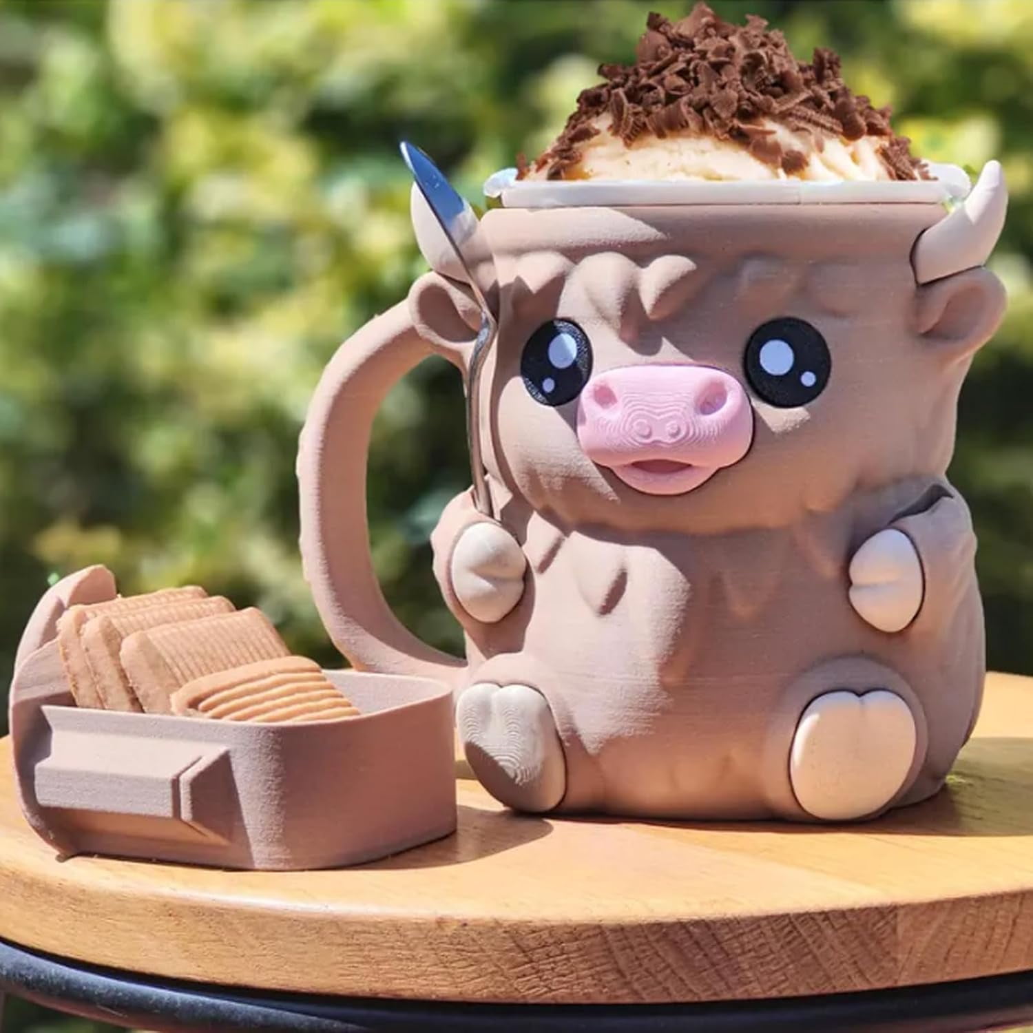 Highland Cow Ice Pint Holder, Ice Cream Pint Sleeves Cover, Cute Animal ...
