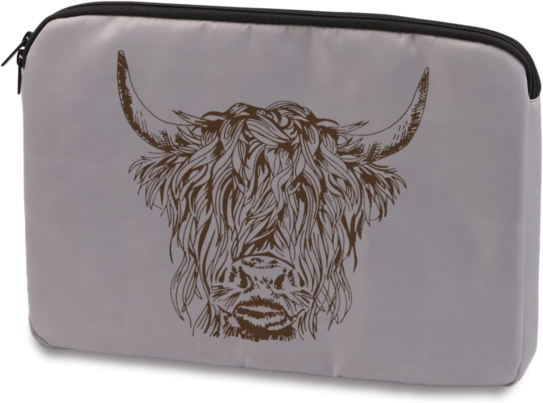 Highland Cow Laptop Case Highland Cow Laptop Sleeve Western Scottish ...