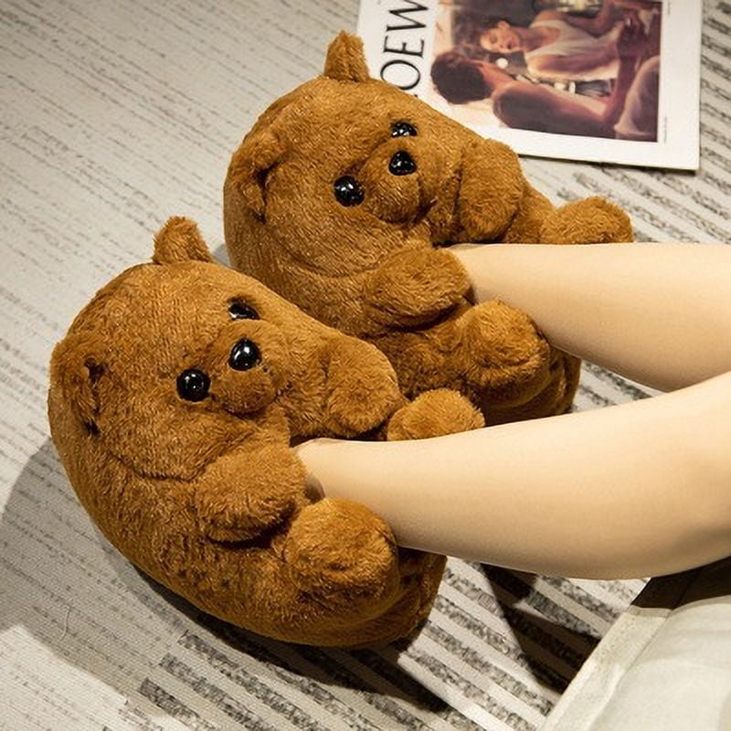 Highland Cow Otter Animals Slippers Animals Hamster Soft Indoor Plush ...