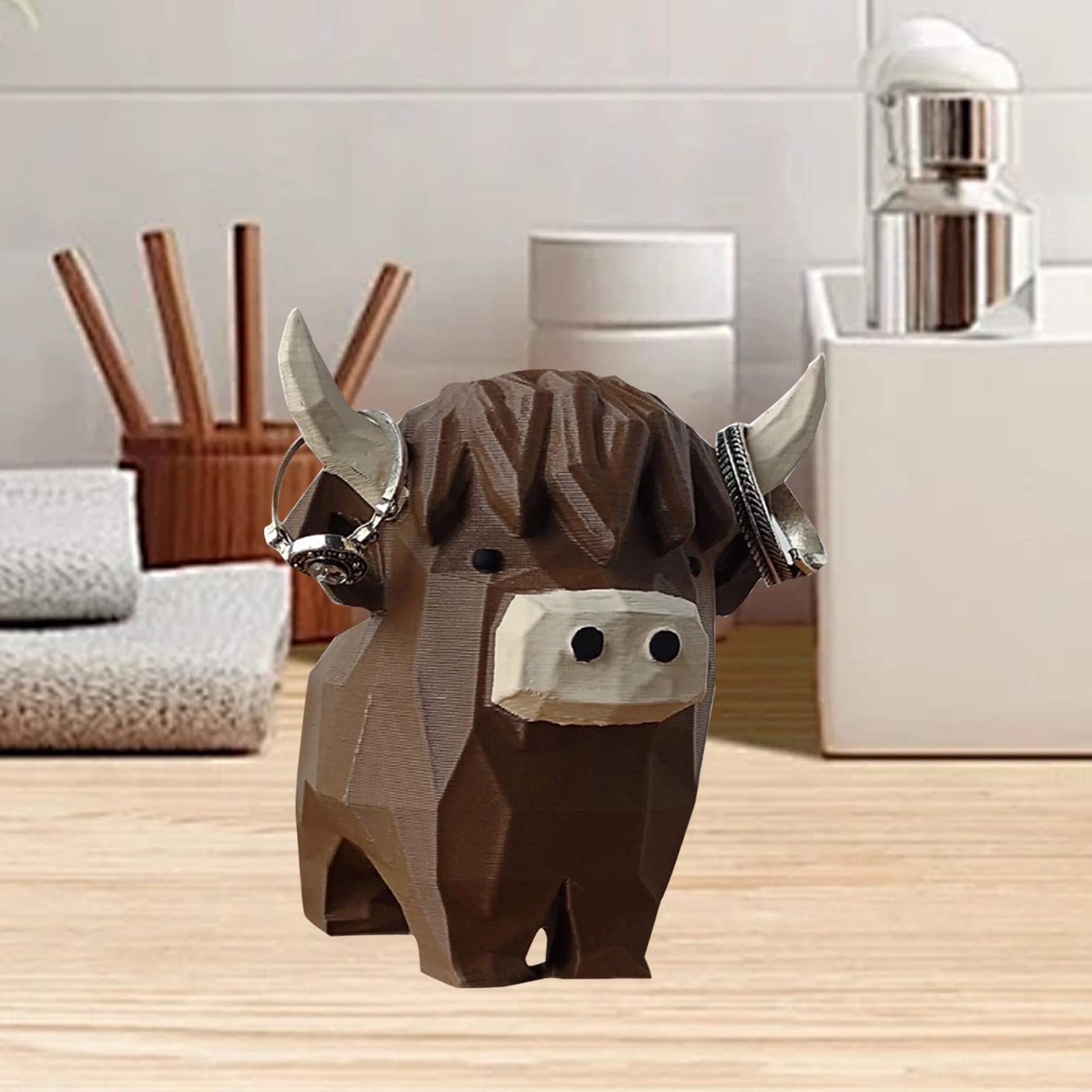 Highland Cow Ring Holder - Unique Cute Ring Holder for Ring Display ...