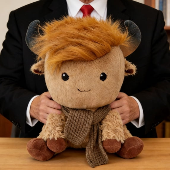 Highland Cow Sitting Position Cow Toy,Highland Cow Stuffed Animal,For ...