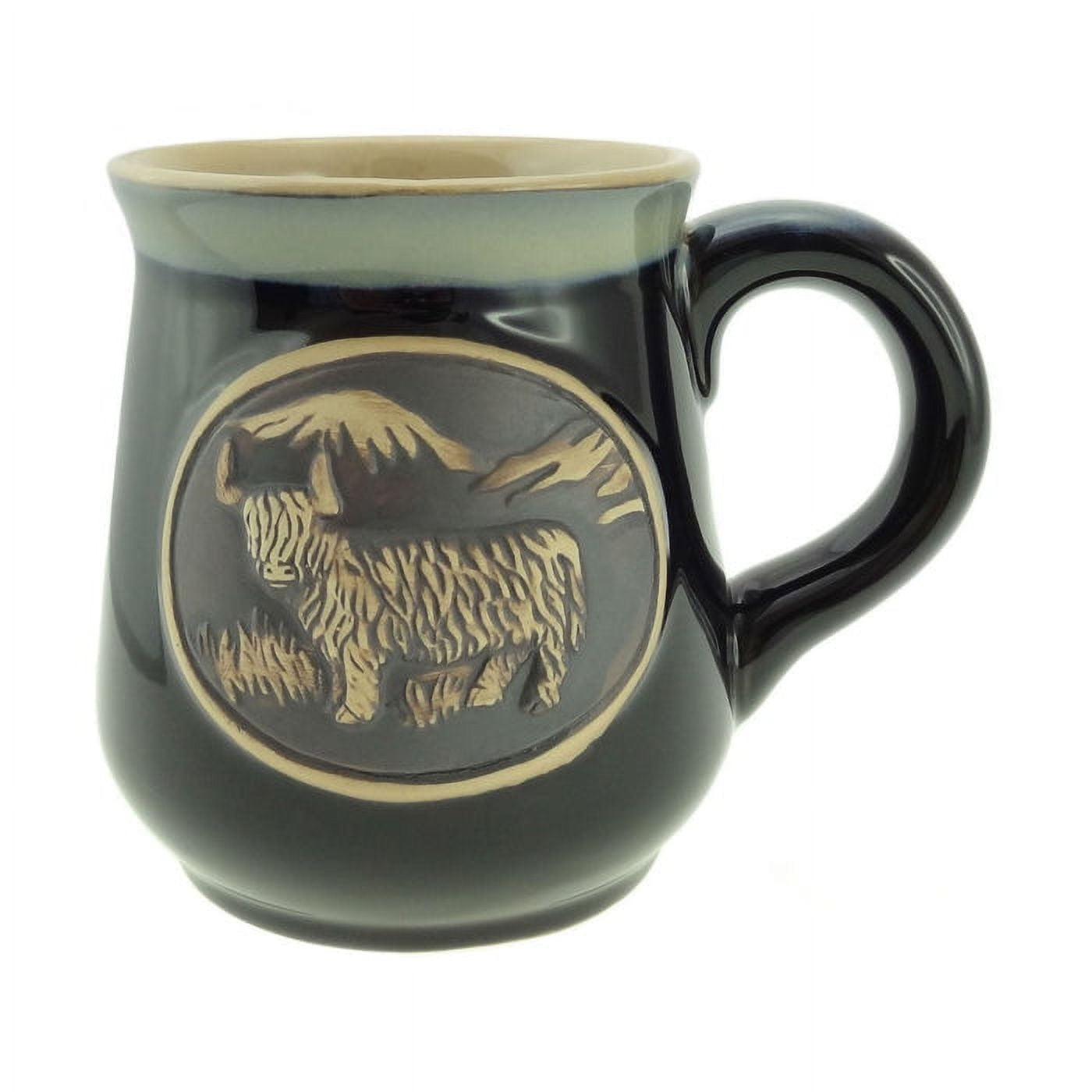 Highland Cow Stoneware Mug 13.5 fl oz/400ml Made in Scotland by Glen ...