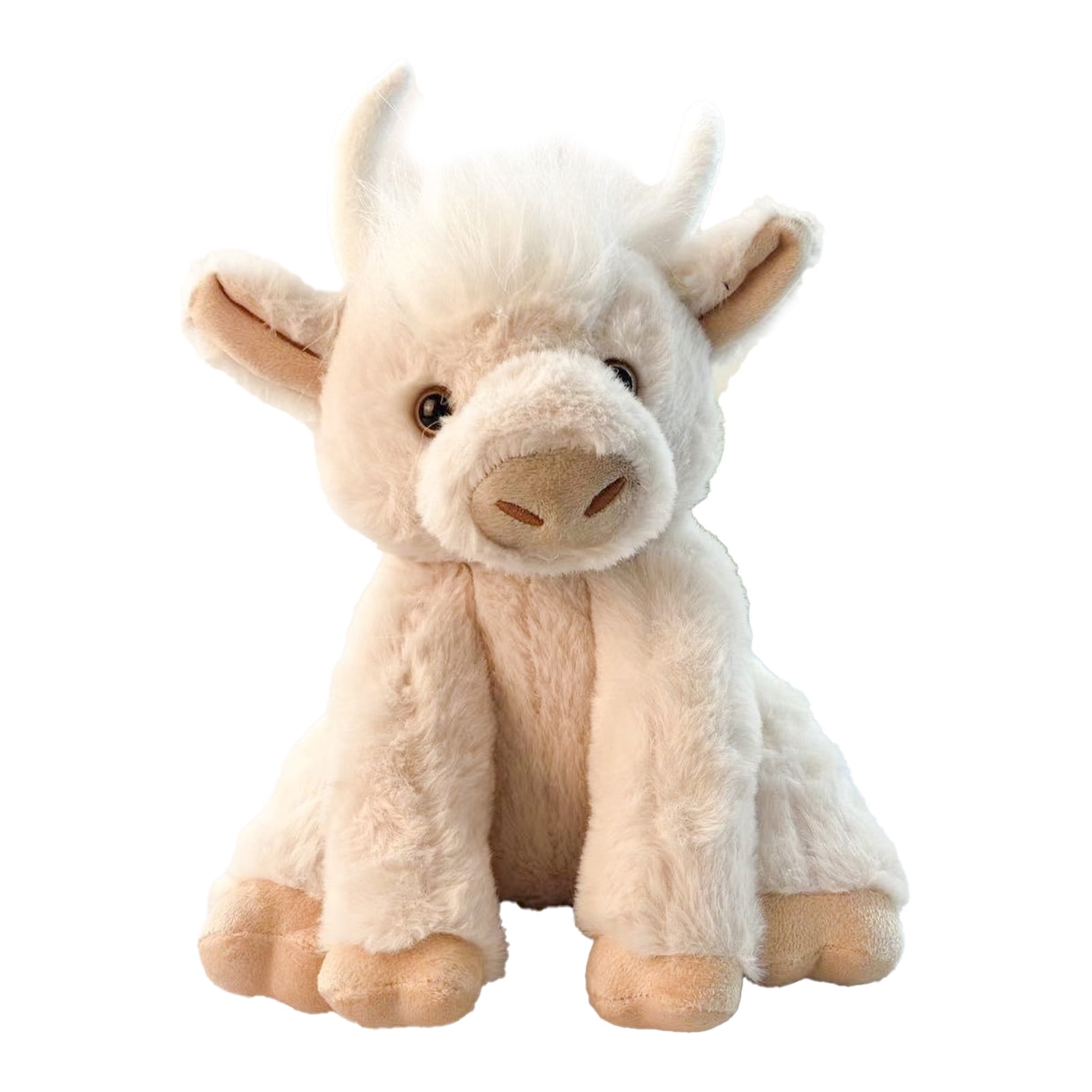 Highland Cow Stuffed Animal,Scottish Highland Cow Plushie That Makes ...