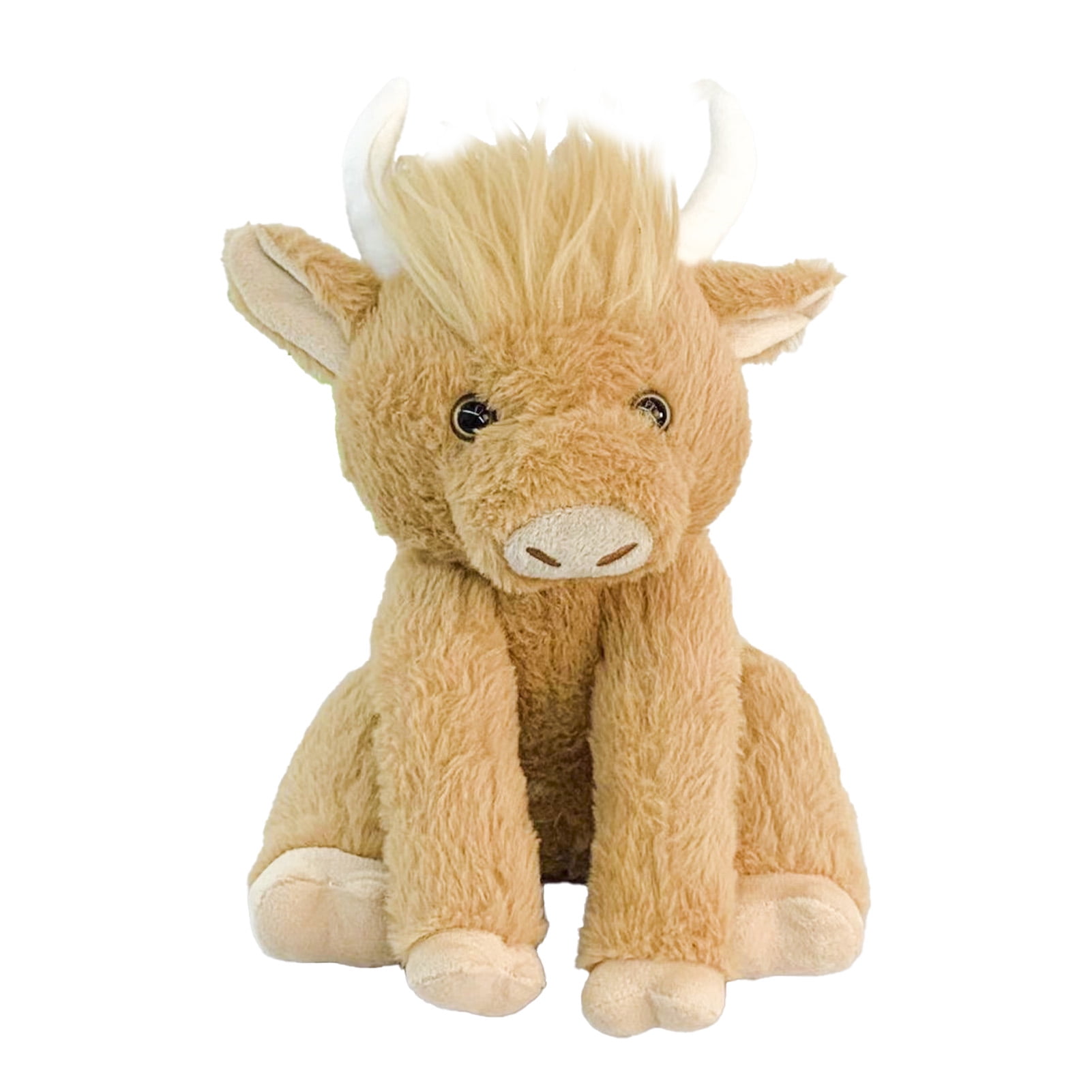 Highland Cow Stuffed Animal,Scottish Highland Cow Plushie That Makes ...