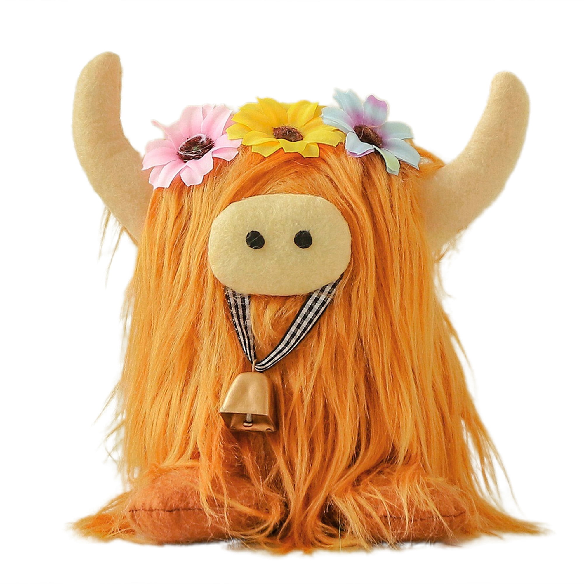 Highland Cow Stuffed Animals Dolls Highland Cow Plush Toys Cow Gnome ...