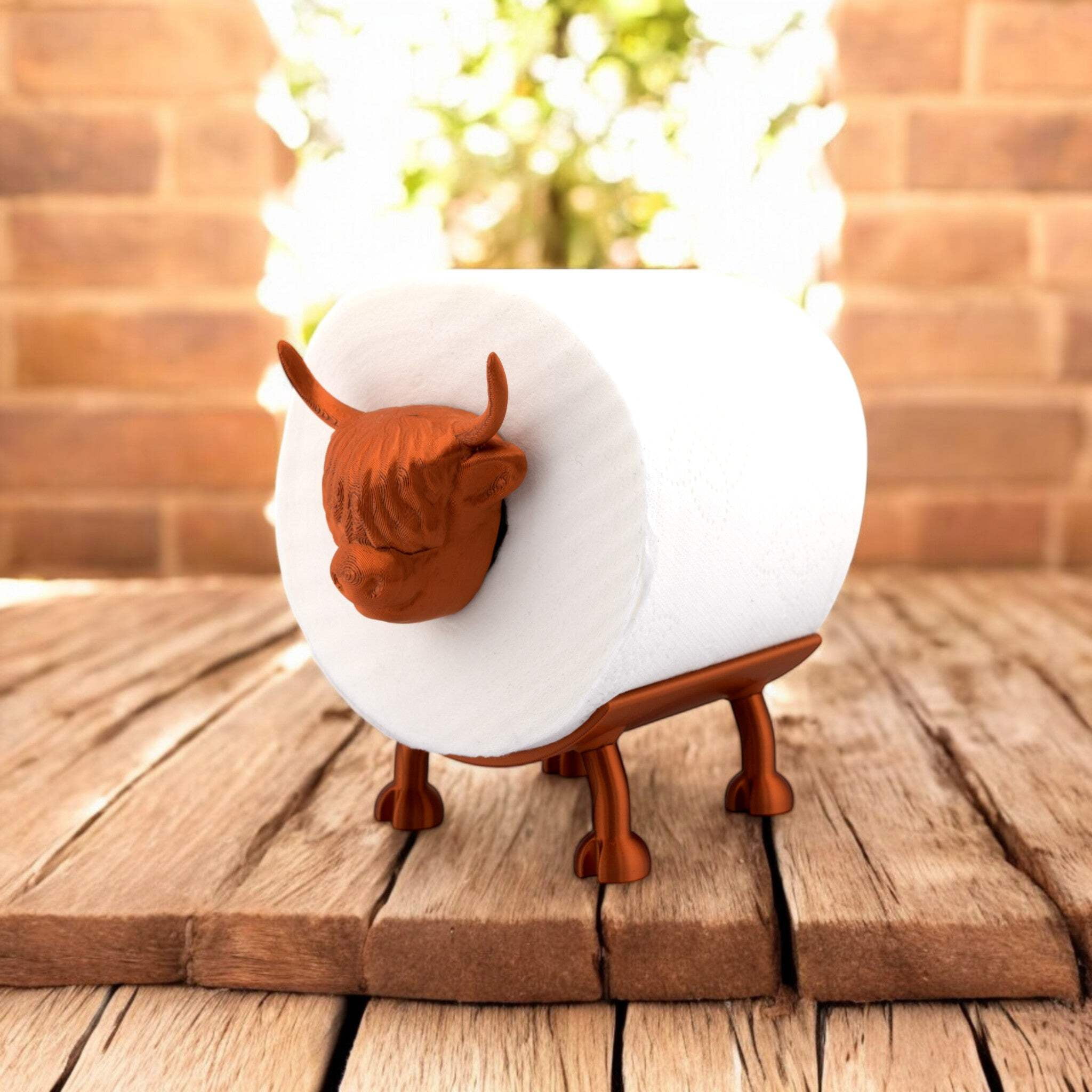 Highland Cow Toilet Paper Roll Holder – Bathroom Accessory - Walmart.com
