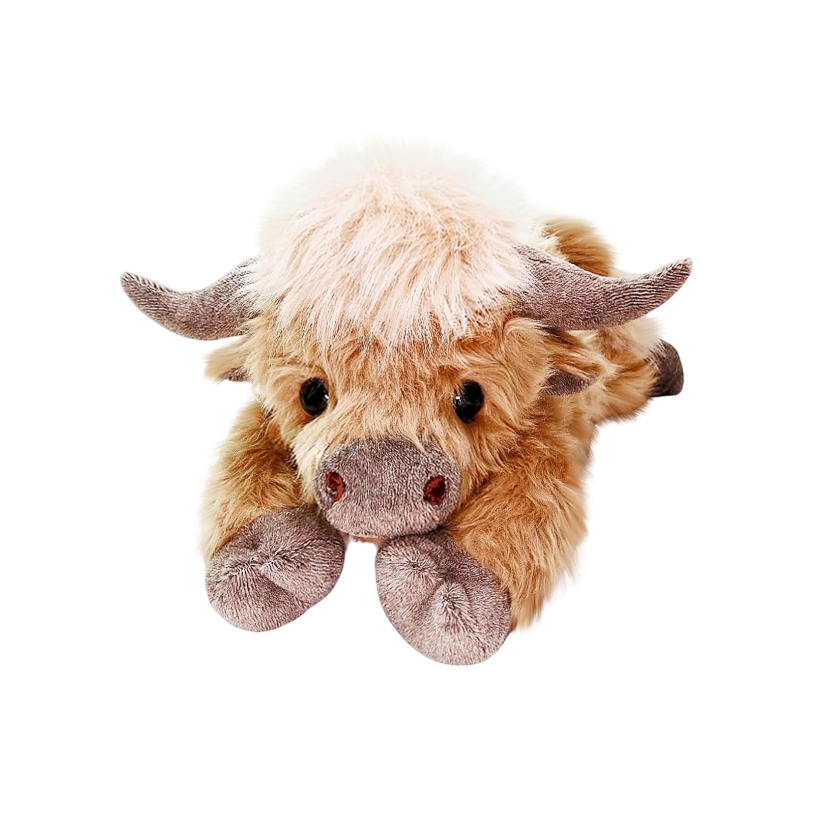 Highland Cow Weighted Stuffed Animals with Unscented Microwavable ...