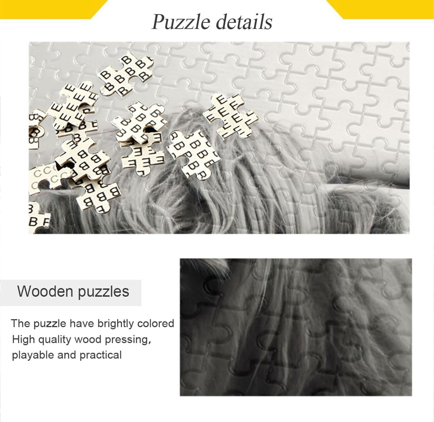 Highland Cow Wooden Jigsaw Puzzles, Intellectual Entertainment ...