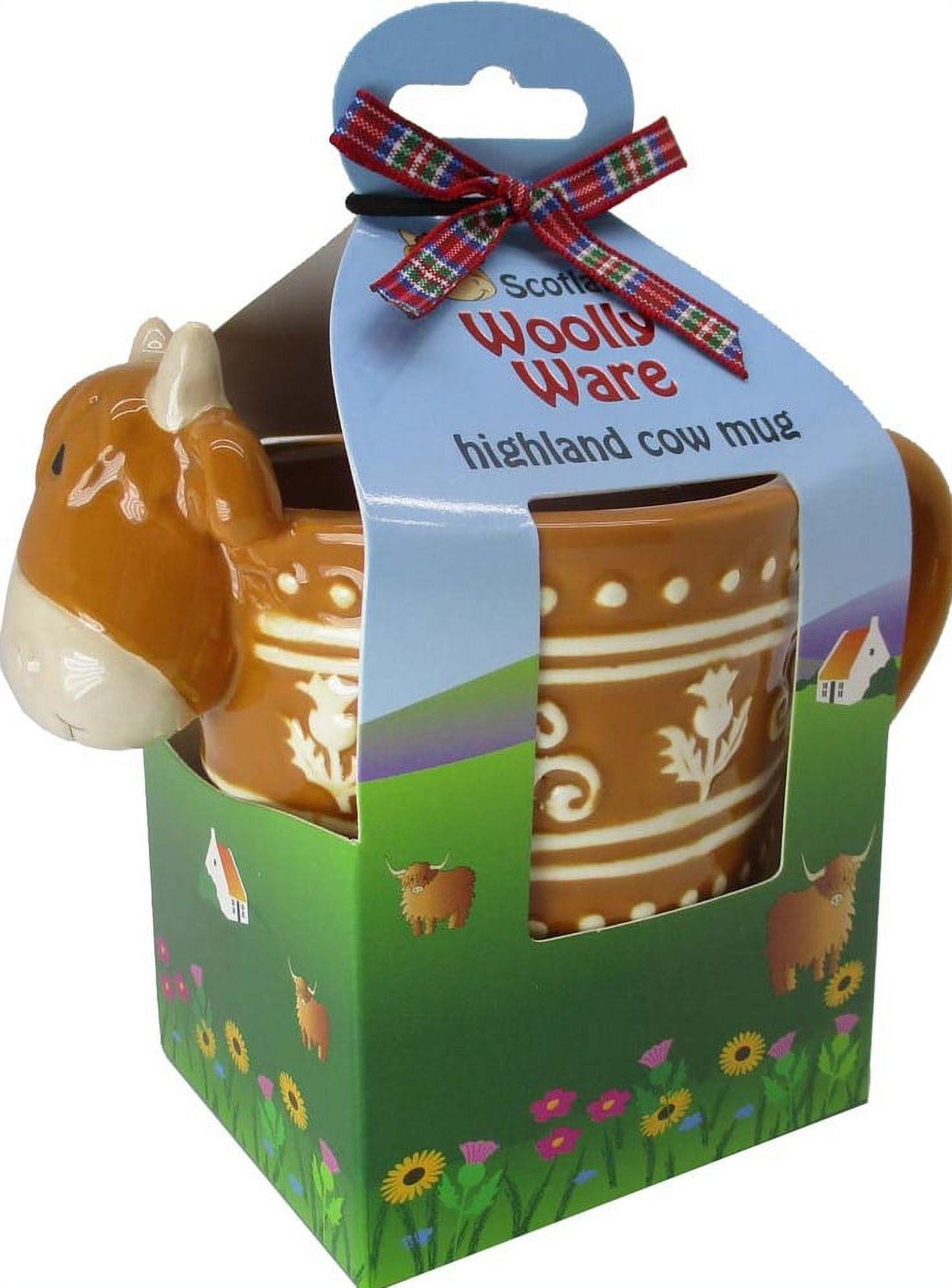 Highland Cow Woolly Ware Celtic Mug by Royal Tara - Walmart.com