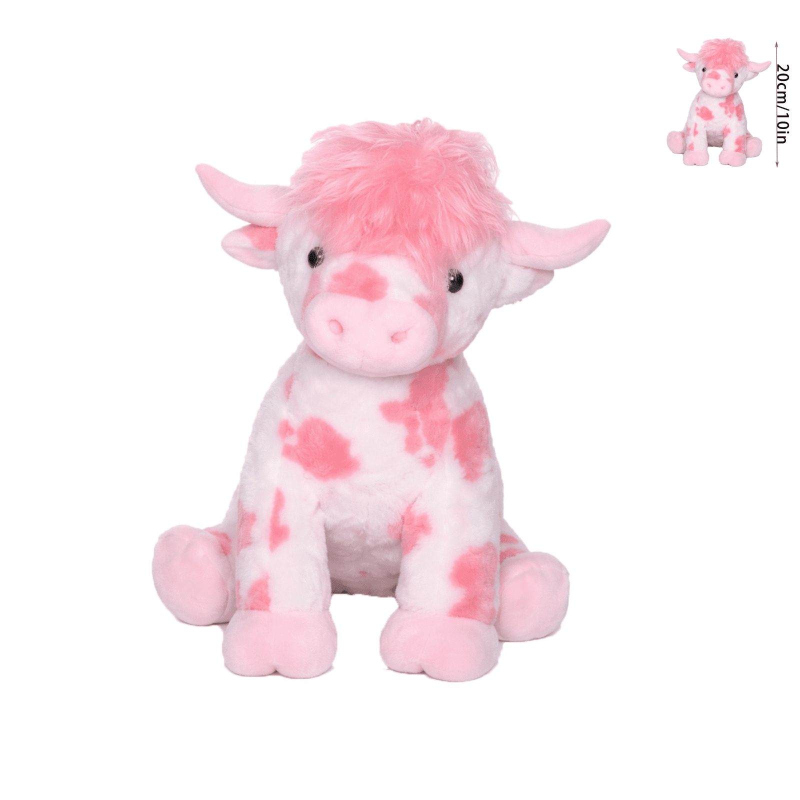 Highland Cow stuffed animals 13.7-Inch Realistic Scottish Cow Plush ...