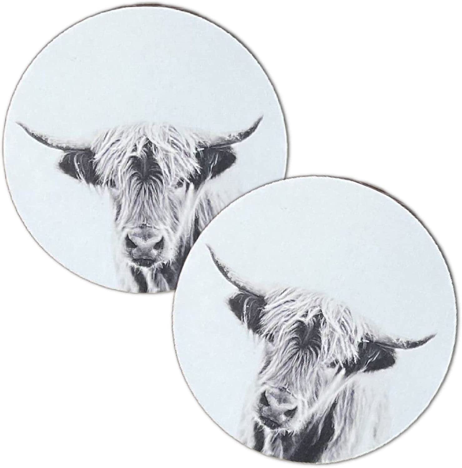 Highland Dairy Cow Cardstock Cutouts for Freshies 12 Pack 3" Inch ...