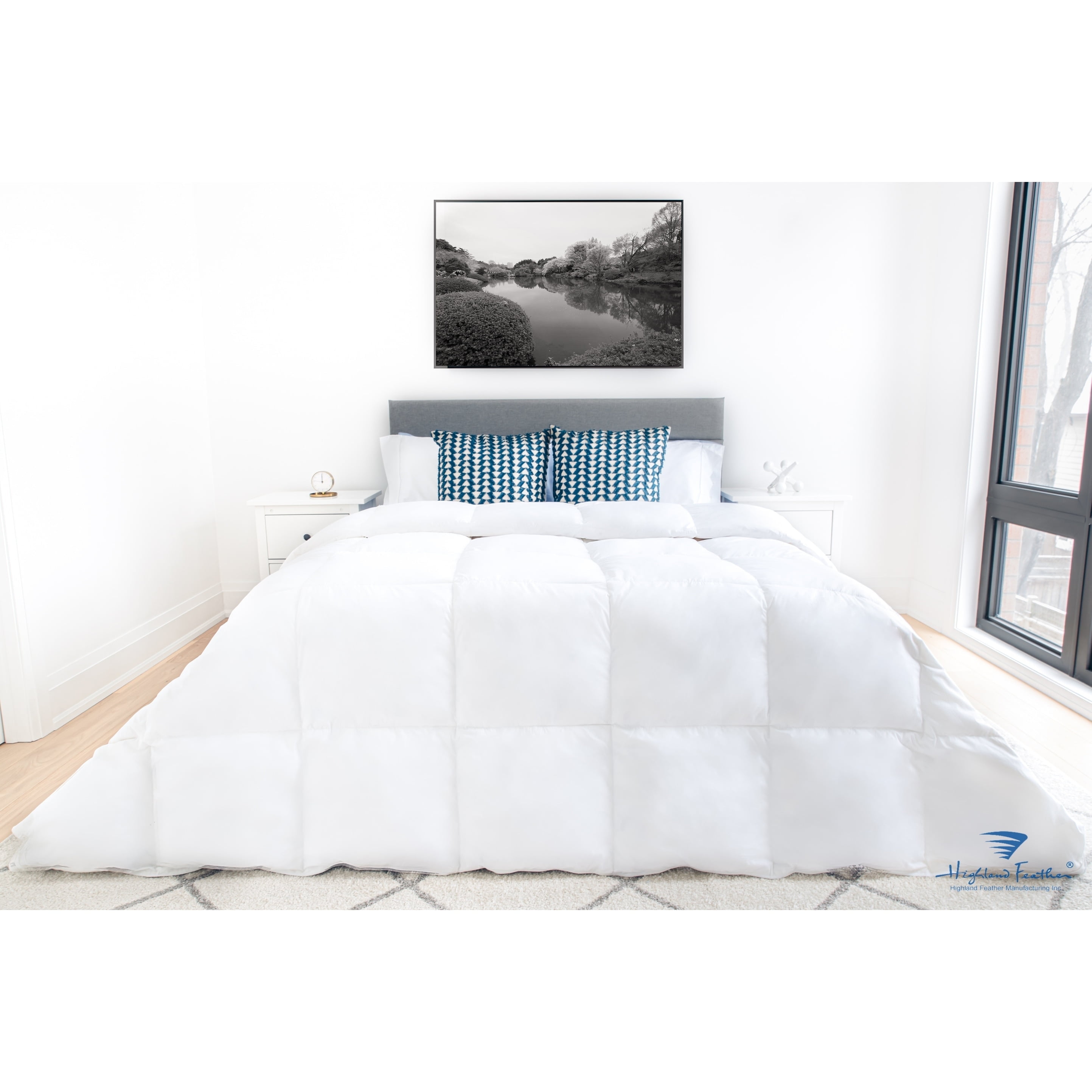 Highland Feather 600 Loft White Down Cordoba Duvet/Comforter Summer|All ...