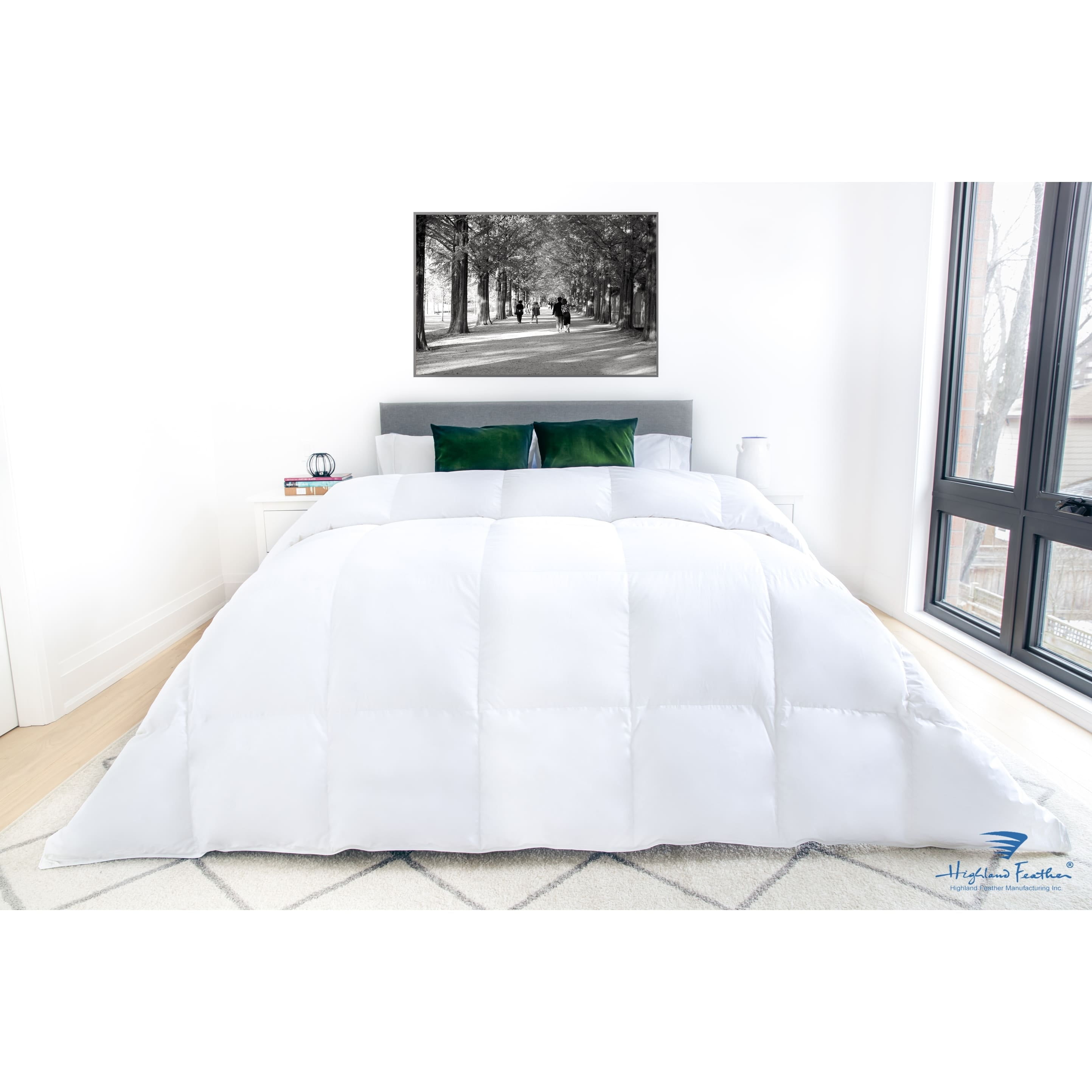 Highland Feather 725 Loft Hutterite White Goose Down Iceland Duvet ...