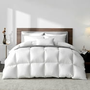 Highland Feather 600 Loft European White Down Duvet 500TC Pure Cotton ...