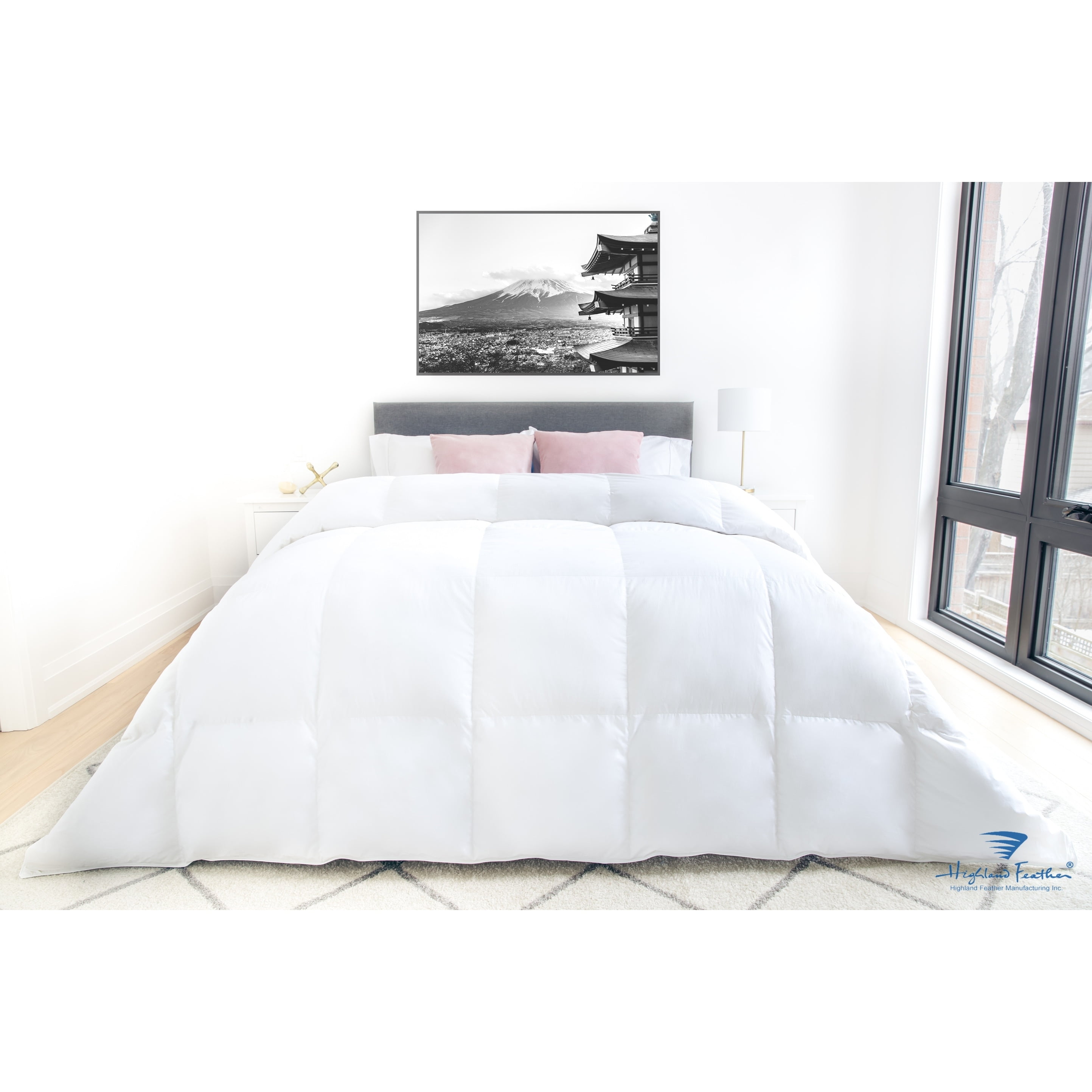 Highland Feather 800 Loft European White Down Granoble Duvet/Comforter ...