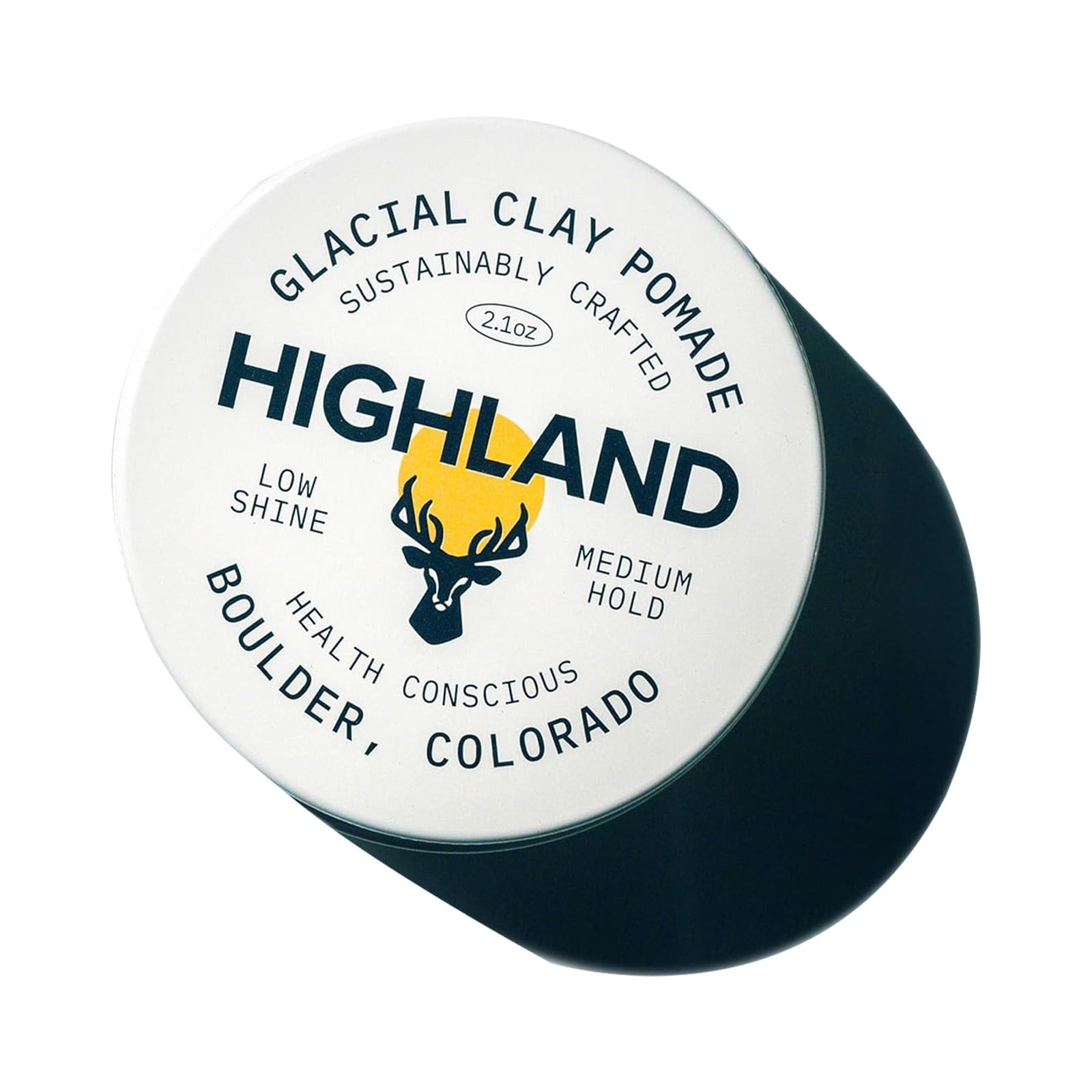 Highland Glacial Hair Clay Pomad, Glacier Hair Clay Hair Oil Award ...