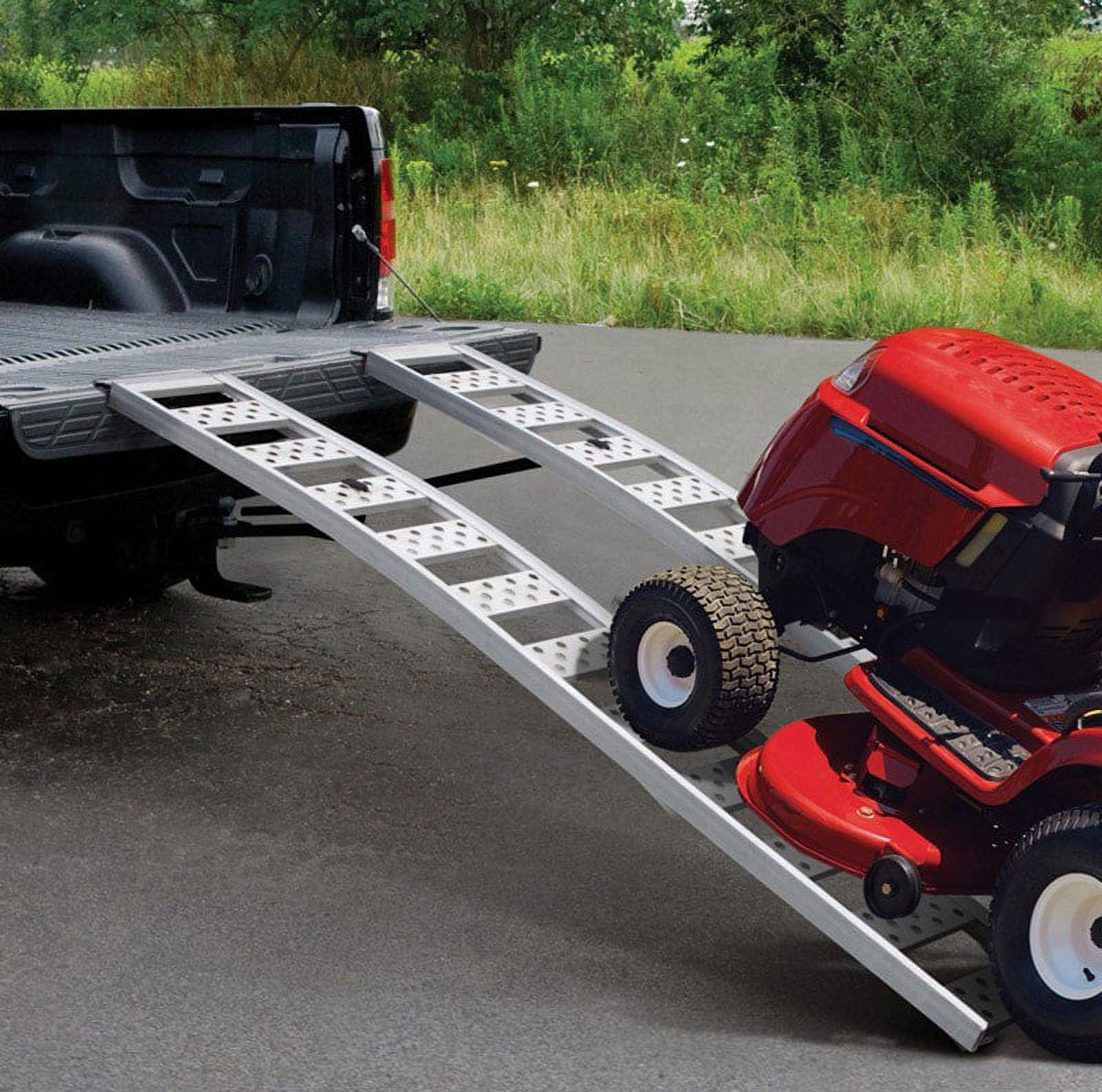 Highland Arched Loading Ramp for ATV, 1500 Lb. Aluminum Pair, Rust ...