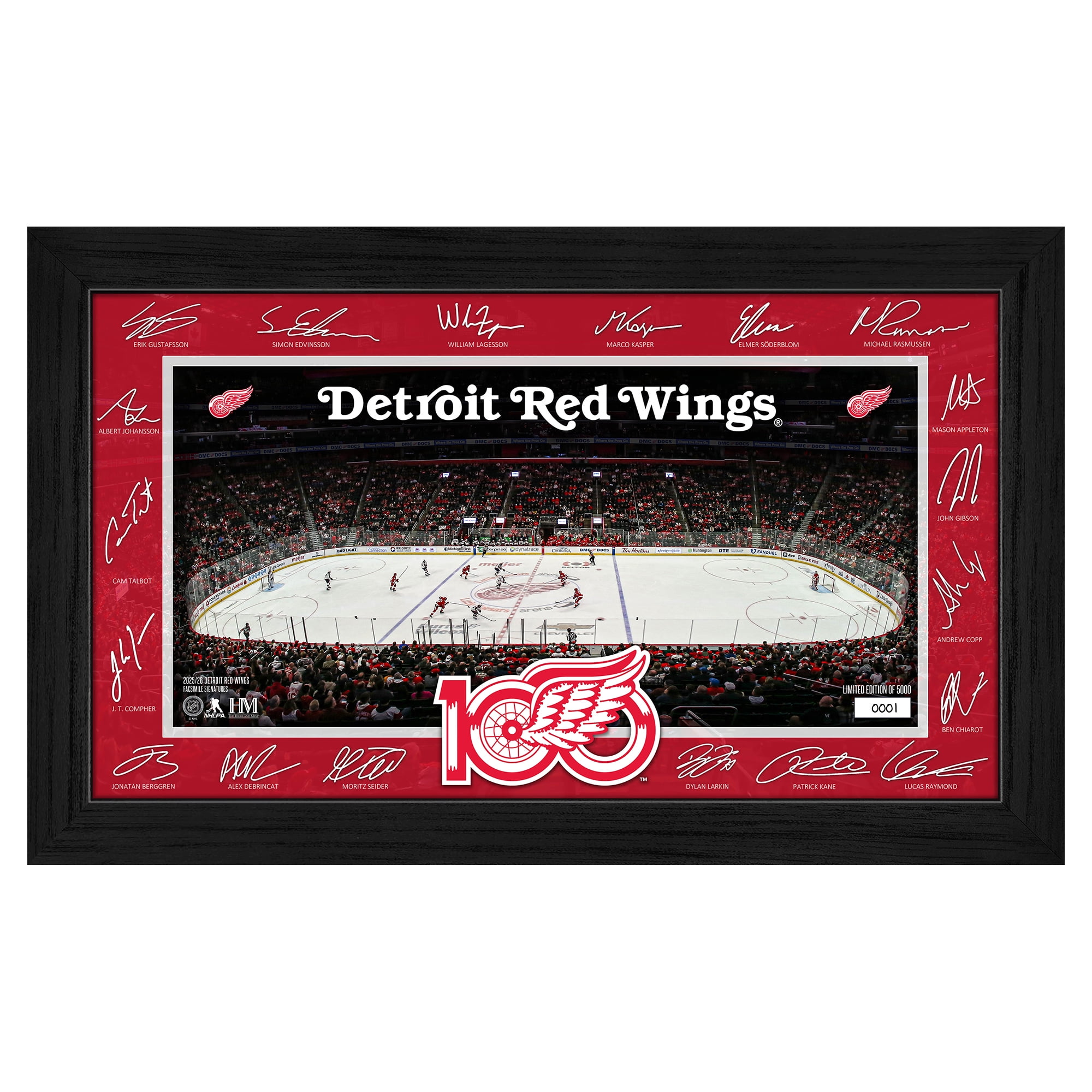 Highland Mint Detroit Red Wings Limited Edition 2025 Facsimile ...