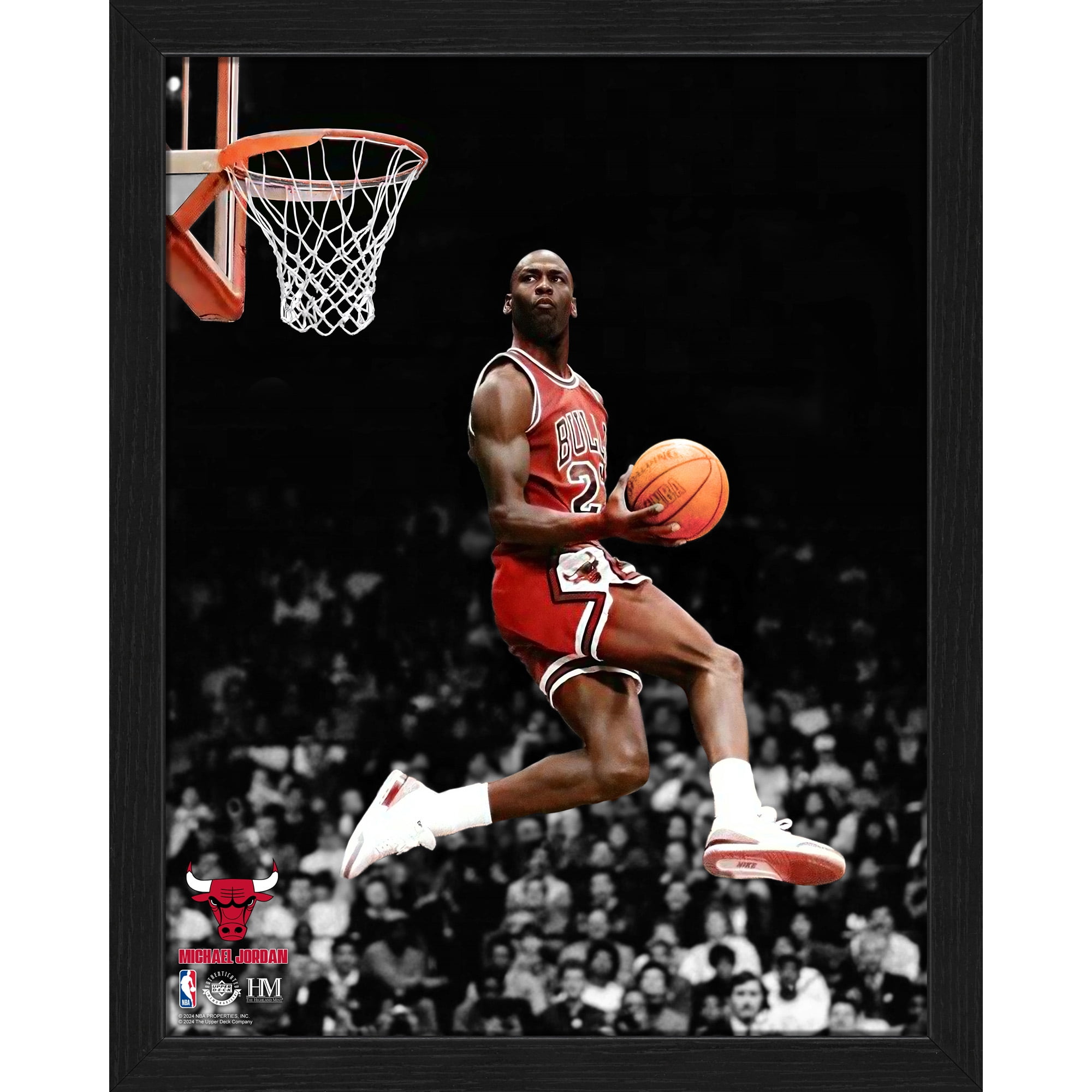 Highland Mint Michael Jordan Chicago Bulls 12" x 15" Legacy Collectible ...
