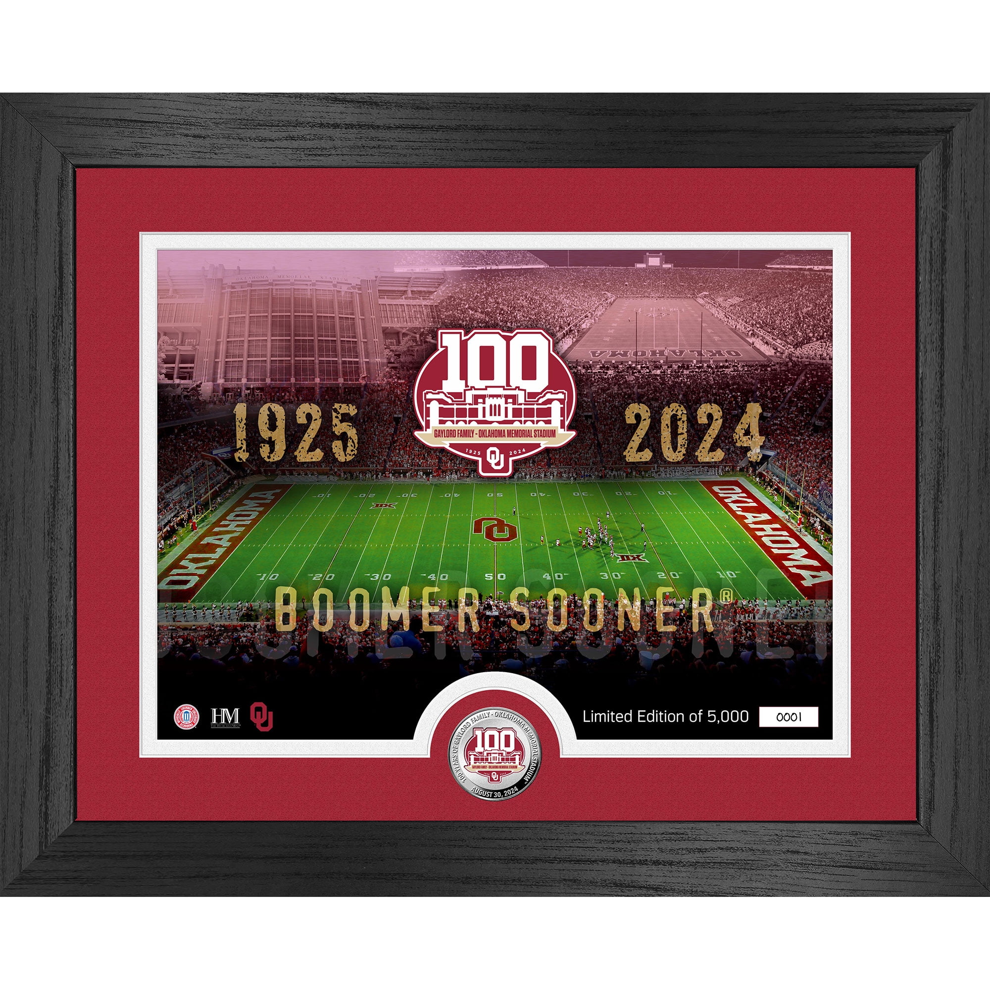 Highland Mint Oklahoma Sooners Gaylord Family-Oklahoma Memorial Stadium ...