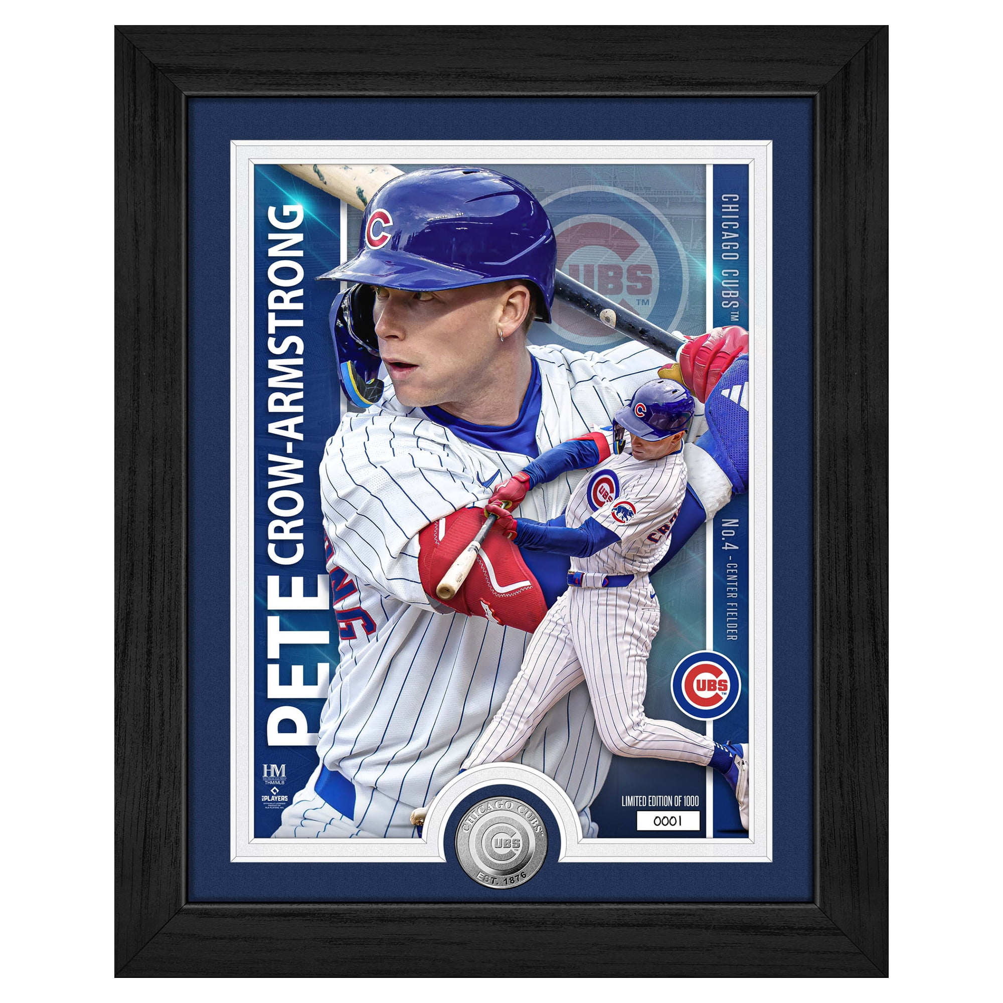 Highland Mint Pete Crow-Armstrong Chicago Cubs 13" x 16" Artist Proof ...