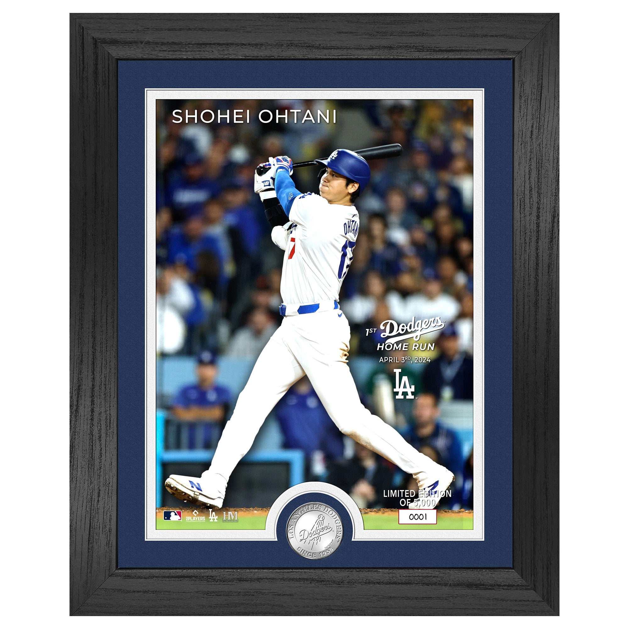 Highland Mint Shohei Ohtani Los Angeles Dodgers 13" x 16" First Dodger ...