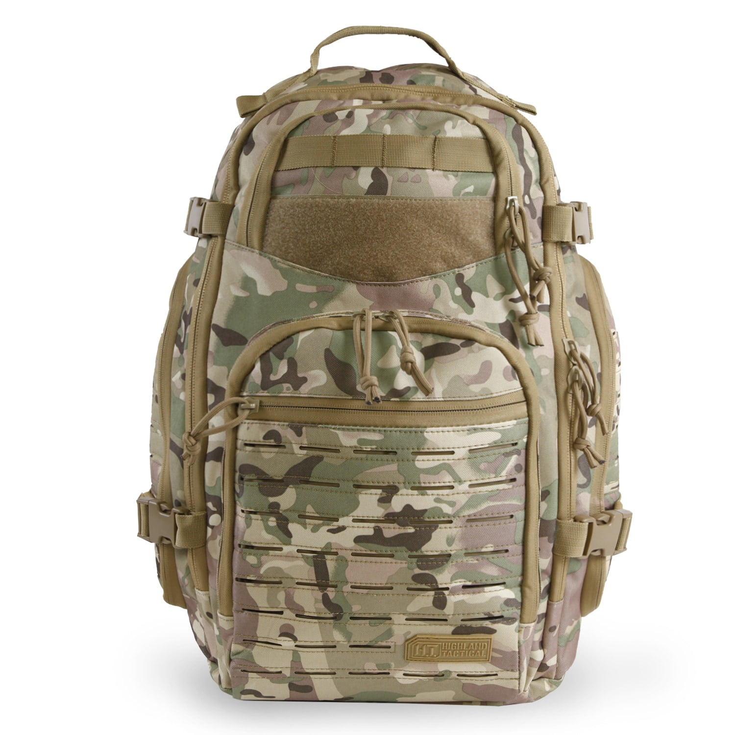 Highland Tactical Roger Tactical Backpack with Laser Cut MOLLE Webbing ...